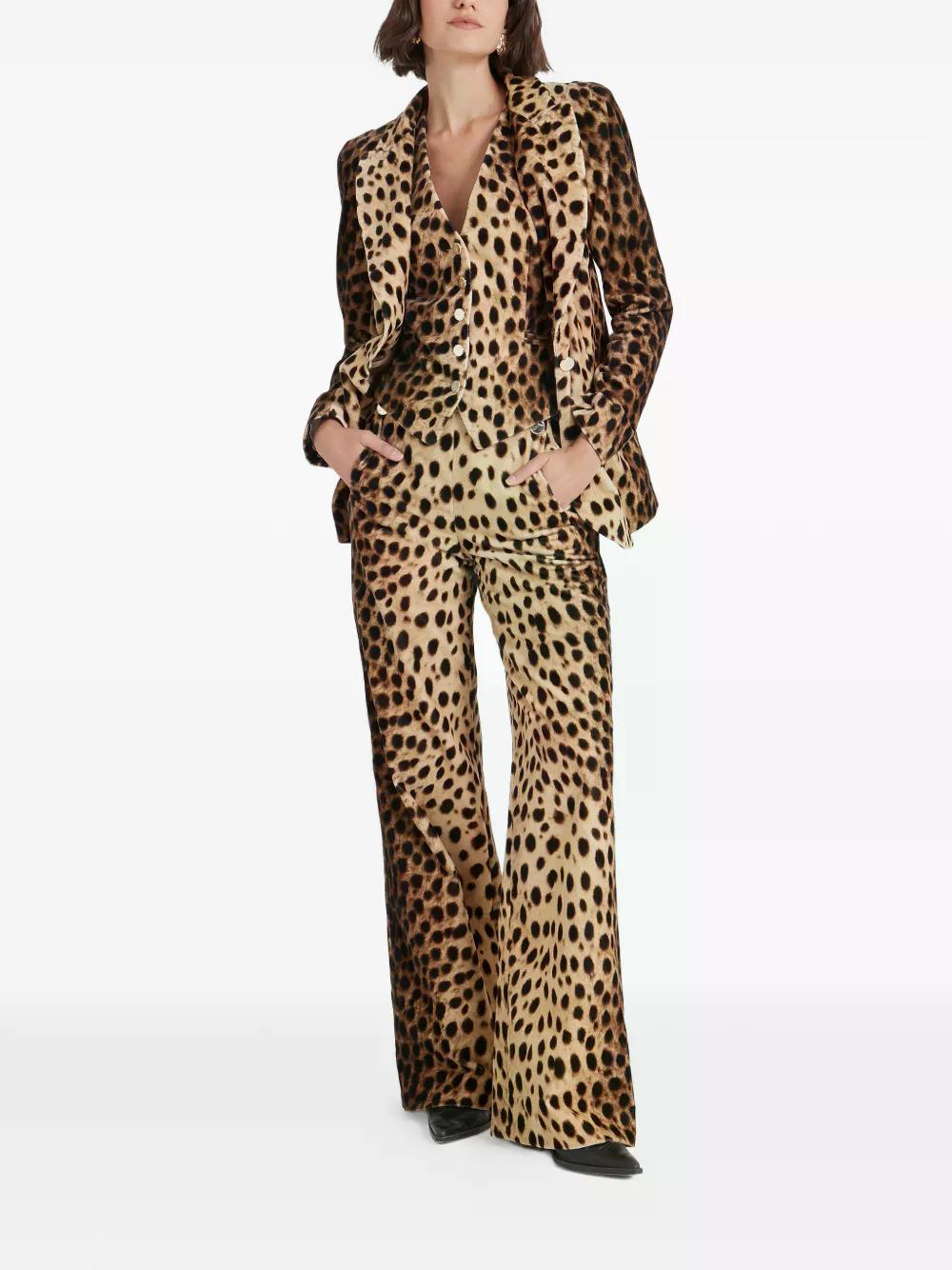 TEMPERLEY LONDON Nemera Animal-Print Trousers