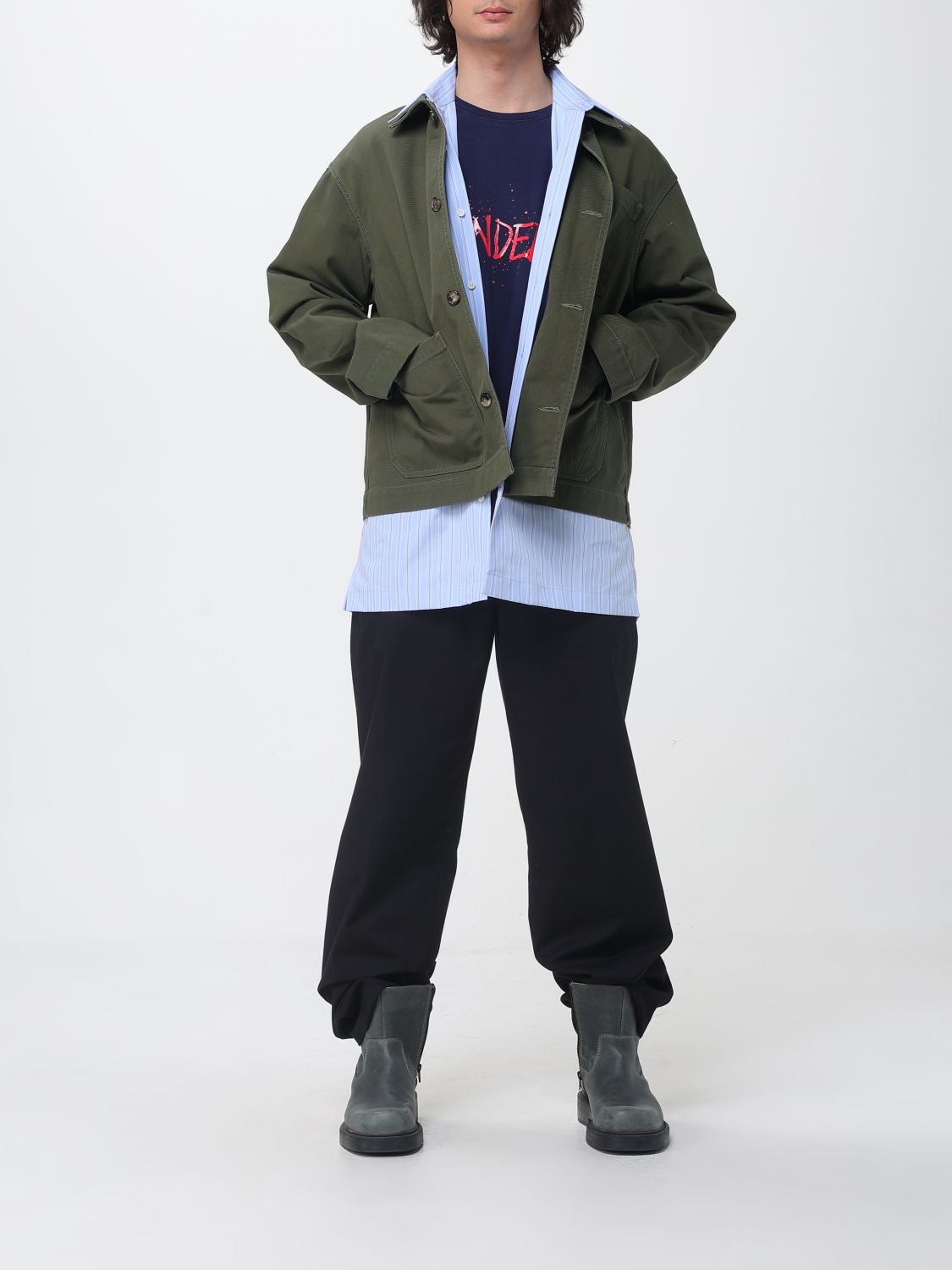 JW ANDERSON cotton crew neck t-shirt with logo