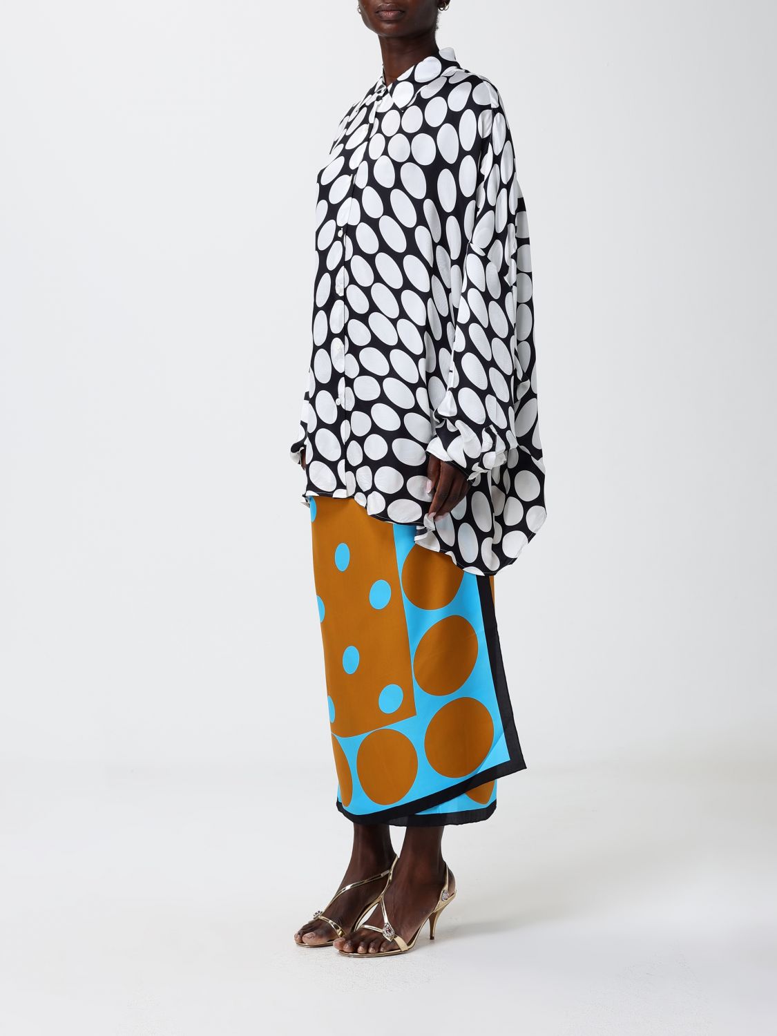 DRIES VAN NOTEN Dries Van Noten Polka Dot Viscose Shirt