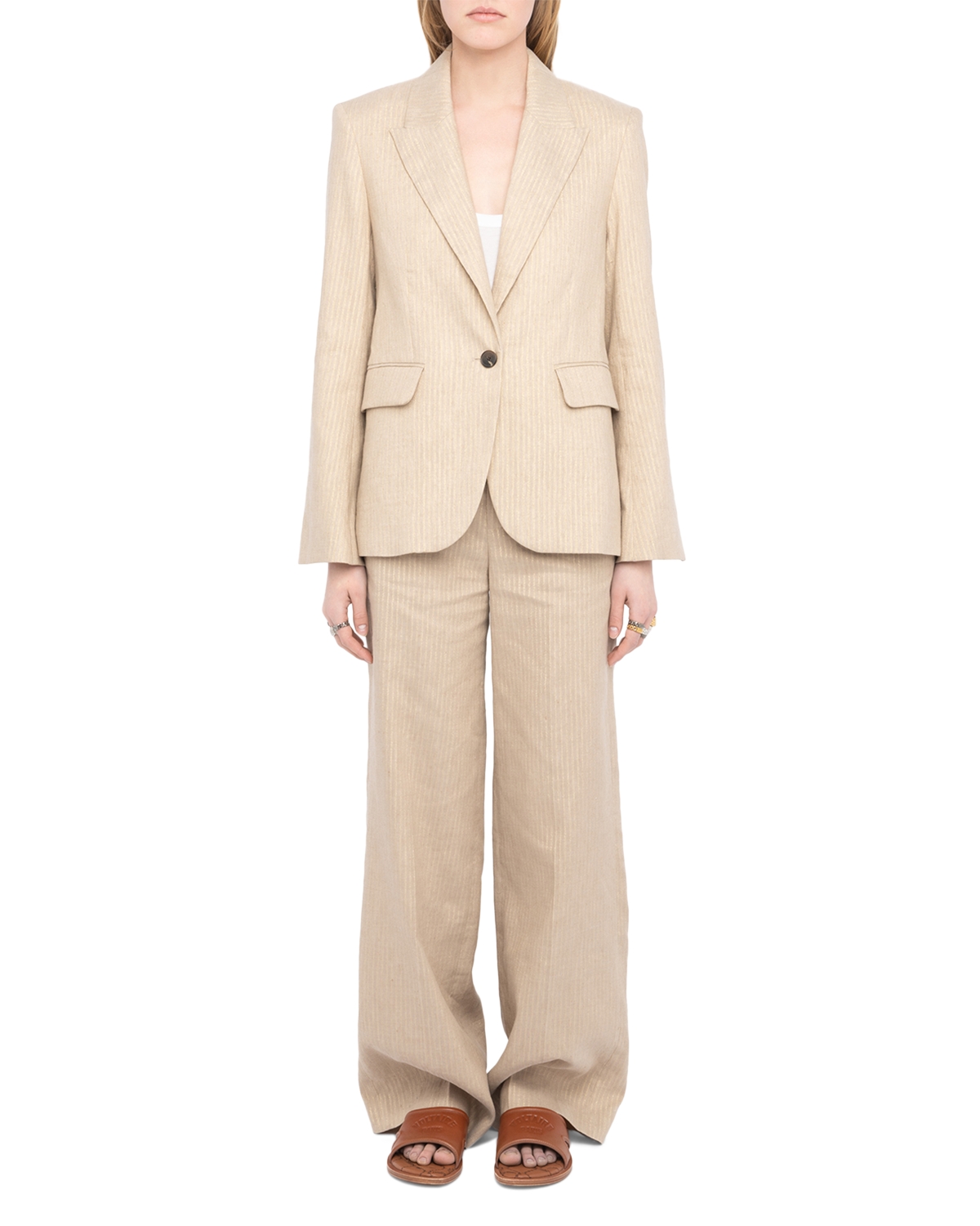 ZADIG&VOLTAIRE Vavy Tailleur Pinstripe Blazer