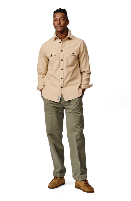 AUBIN henderson canvas relaxed fit overshirt
