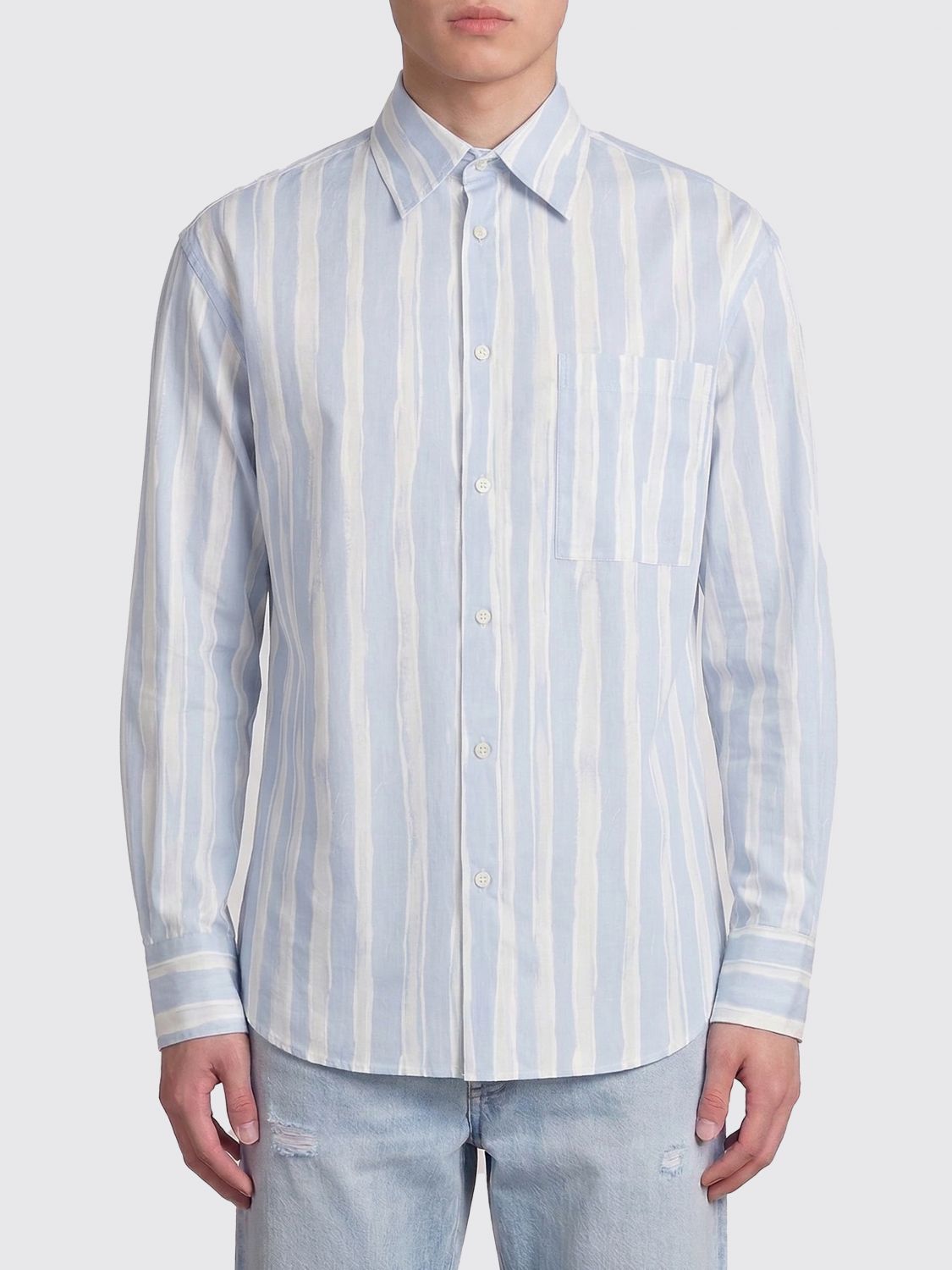 JACQUEMUS cotton shirt with graphic print