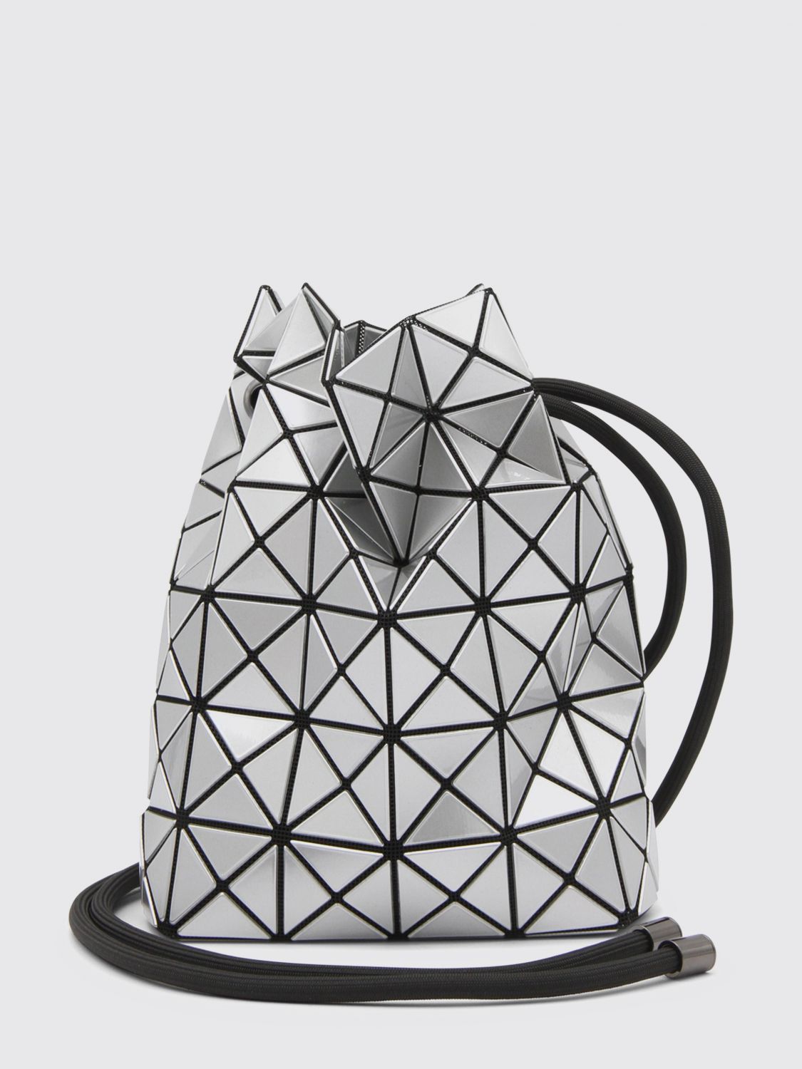 ISSEY MIYAKE Geometric-Print Drawstring Tote