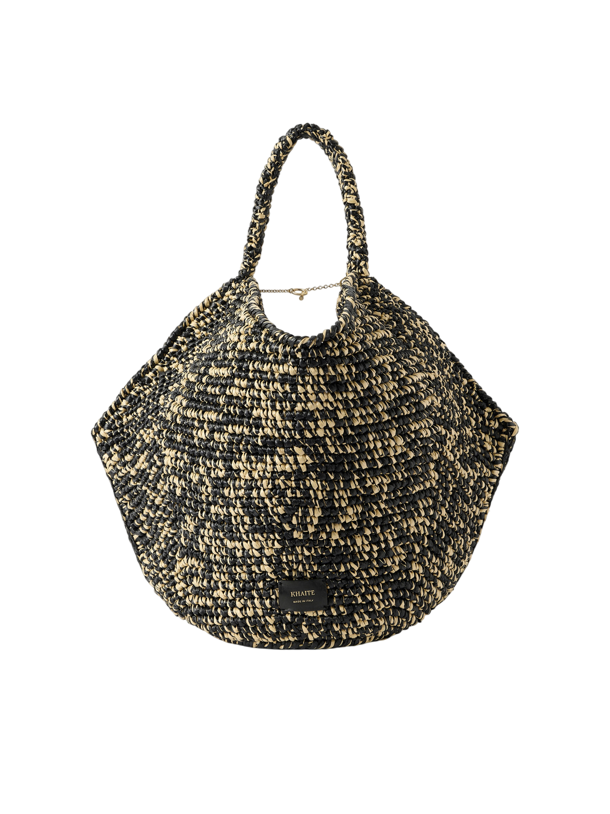 KHAITE KHAITE lotus medium two-tone woven tote