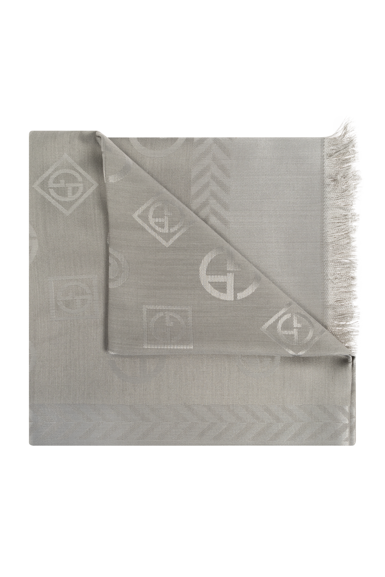 GIORGIO ARMANI scarf with monogram