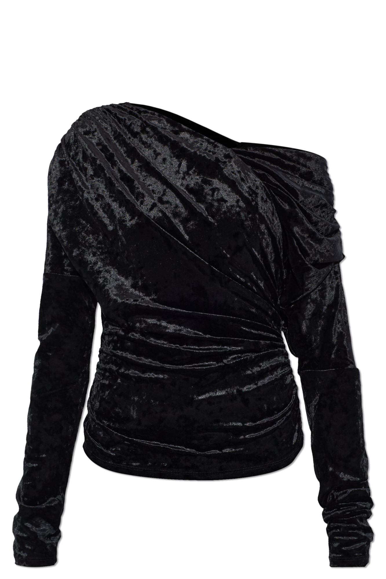 DONNA KARAN NEW YORK Stretch Velvet Skirt