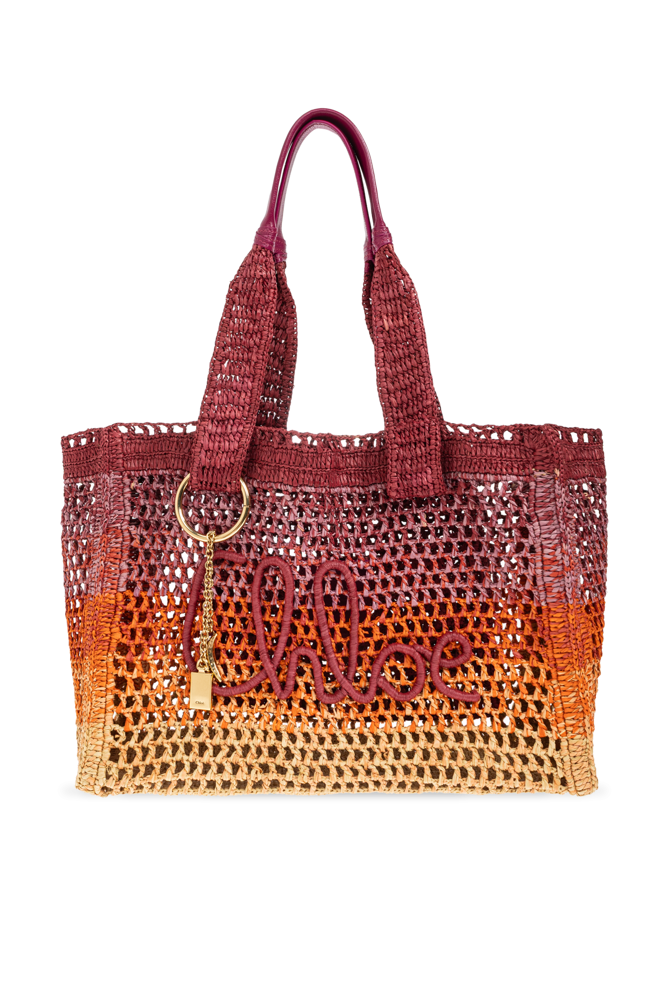CHLOÉ Chloé Summer Raffia Shopper Bag