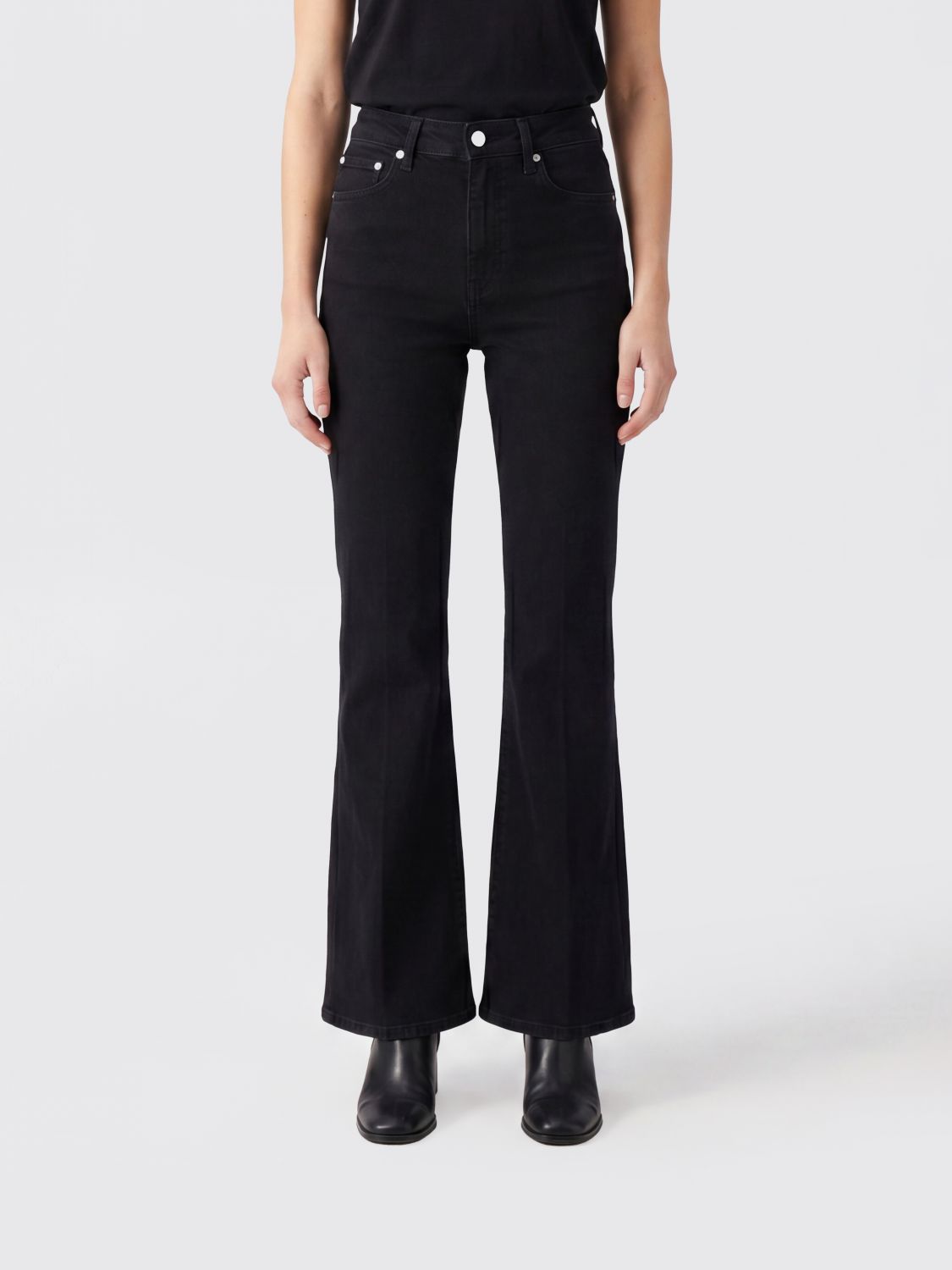 CYCLE CYCLE Flared Cotton Denim Jeans
