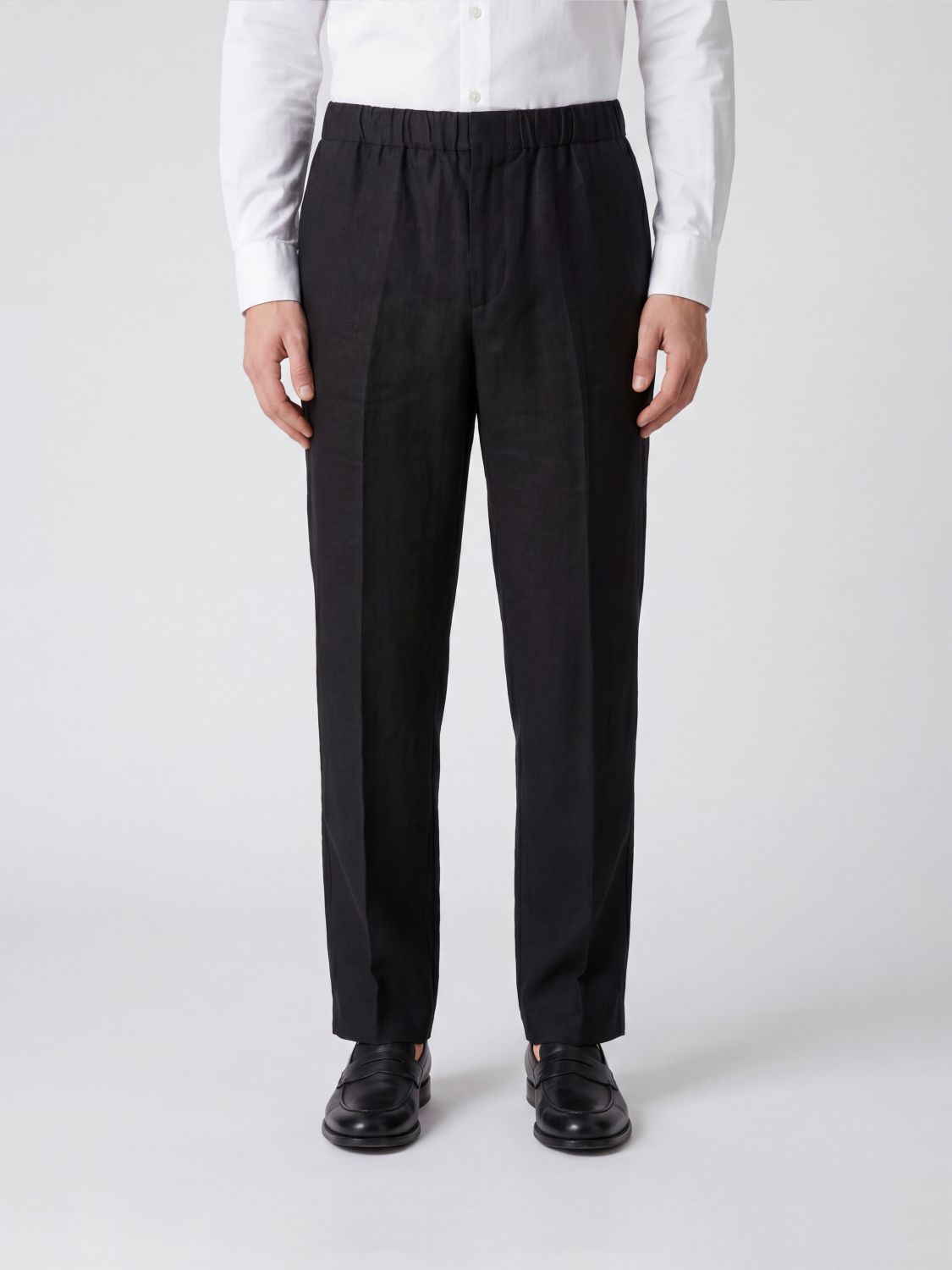 LARDINI Lardini Linen Wide-Leg Trousers