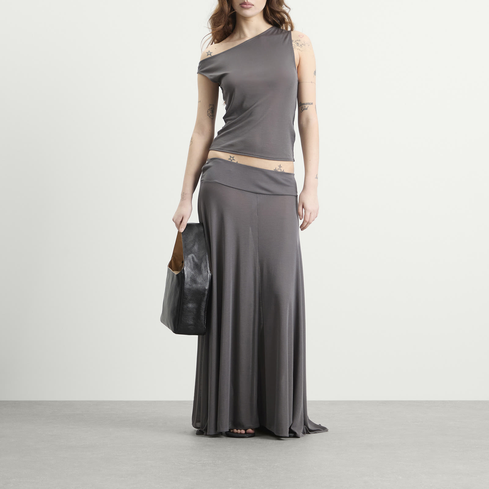 ST. AGNI ST. Agni Fine Jersey Asymmetrical Top