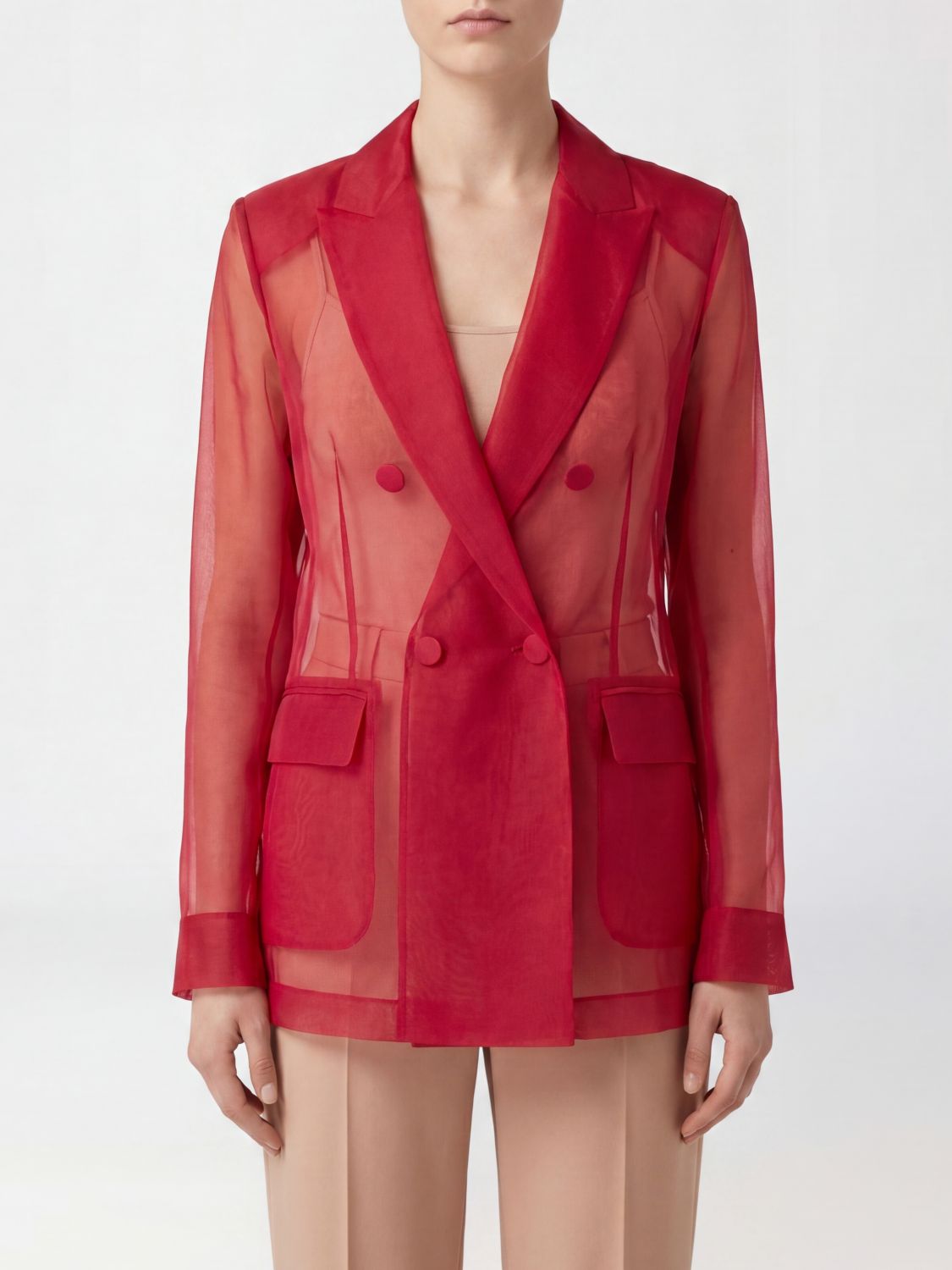 MAX MARA Max Mara Double Breasted Wool Blazer