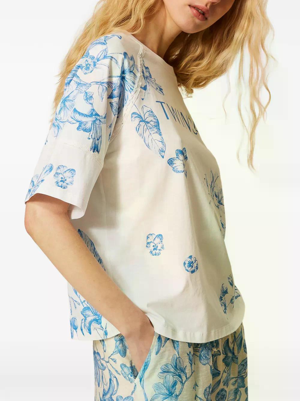 TWINSET Floral-Print T-Shirt