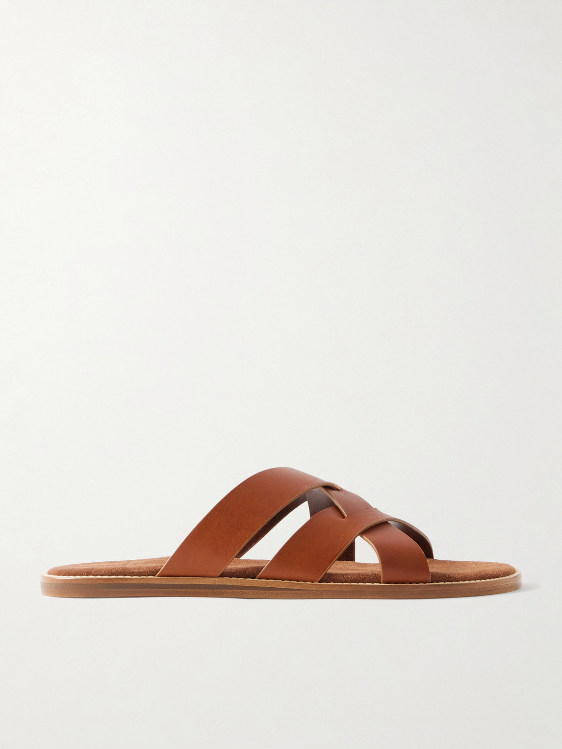 MR P. Mr P. Leather Crossover Sandals