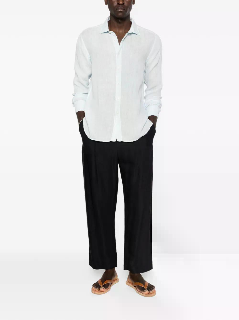 120% LINO collared shirt