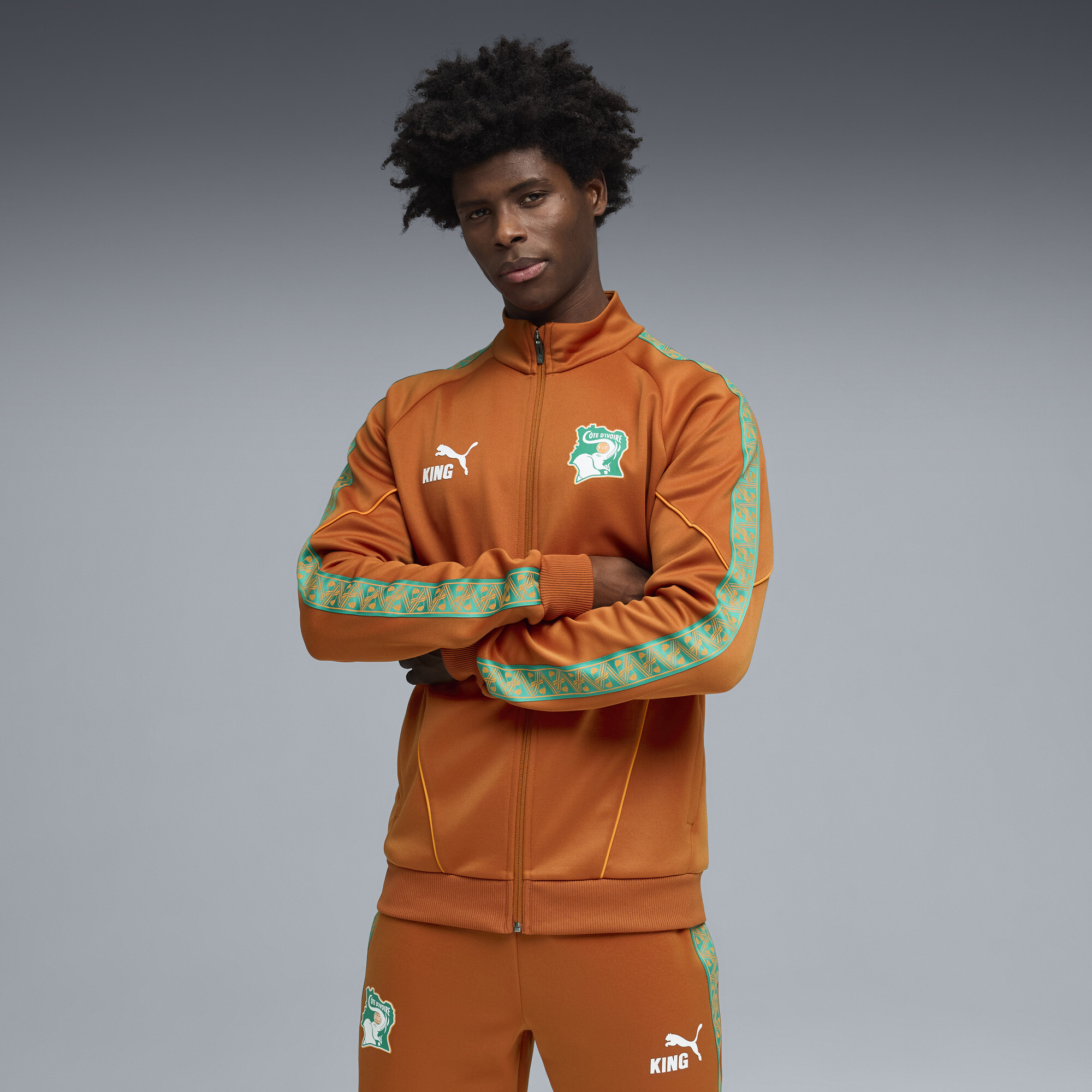 PUMA Côte d'Ivoire KING Anthem Soccer Jacket