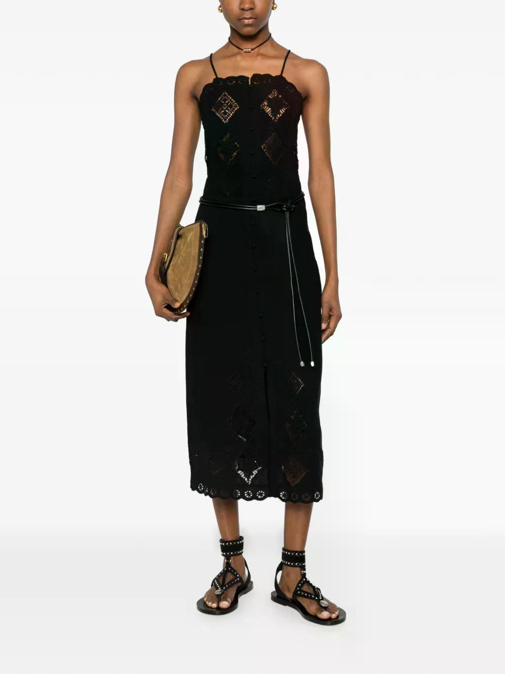 ISABEL MARANT ÉTOILE Nelsane Buttoned Midi Dress
