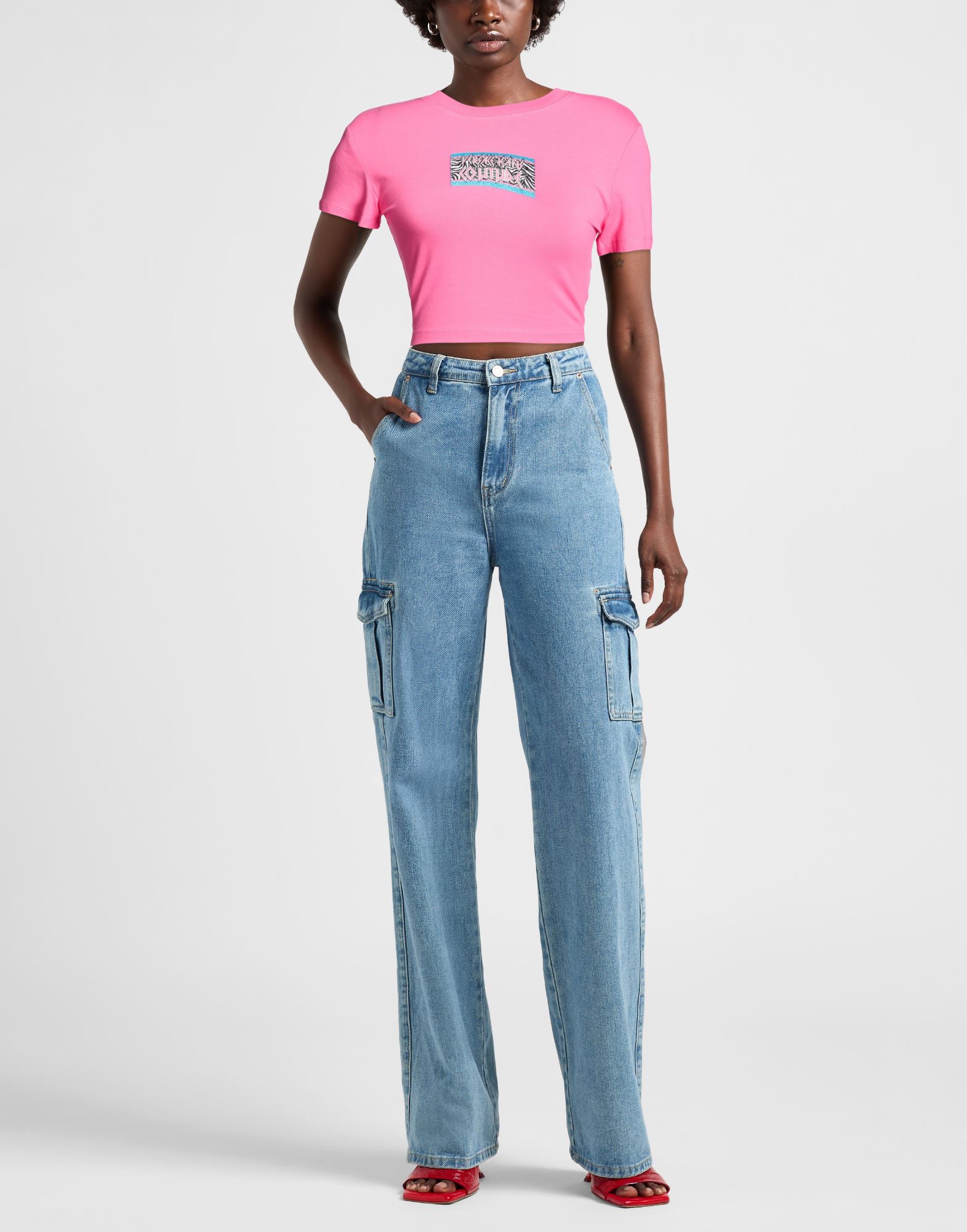 VERSACE T-shirt in Cotton and Elastane