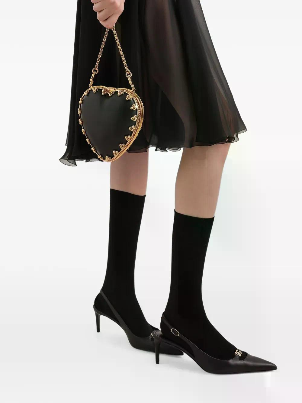 DOLCE & GABBANA Dolce & Gabbana Heart-Shape Clutch Bag
