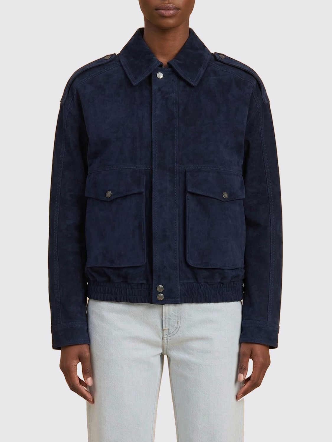 SALVATORE SANTORO Salvatore Santoro Suede Short Jacket