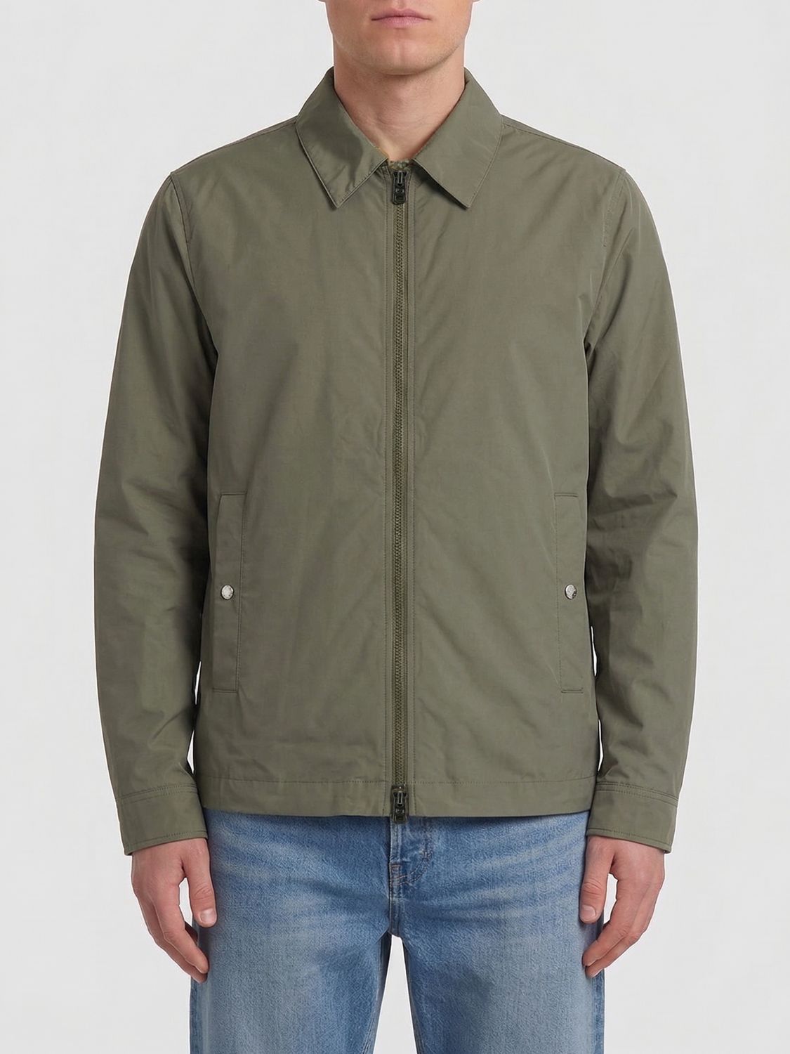 WOOLRICH Woolrich Polyester Zip-Up Shirt Jacket