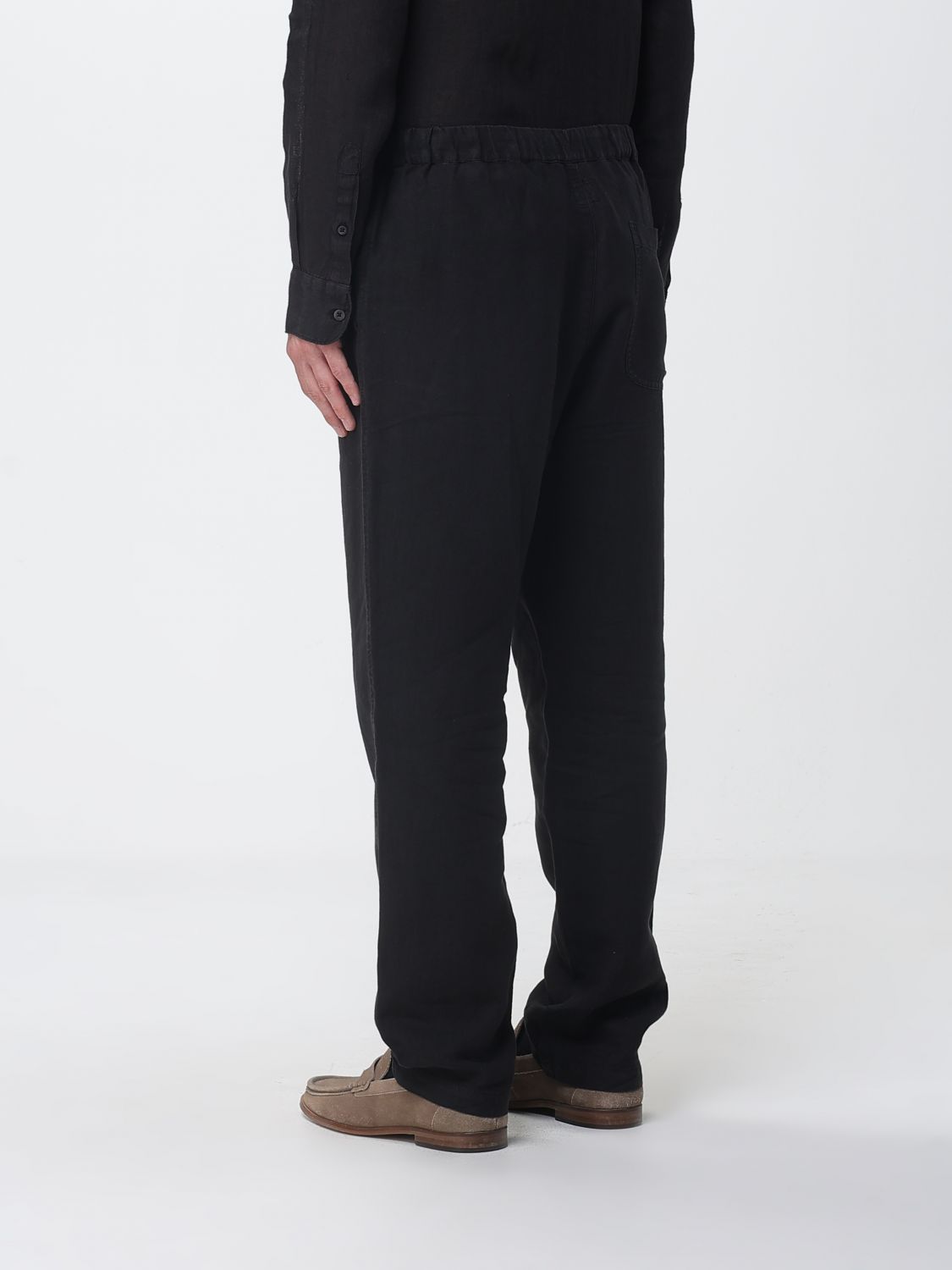 120% LINO 120% Lino Linen Drawstring Trousers