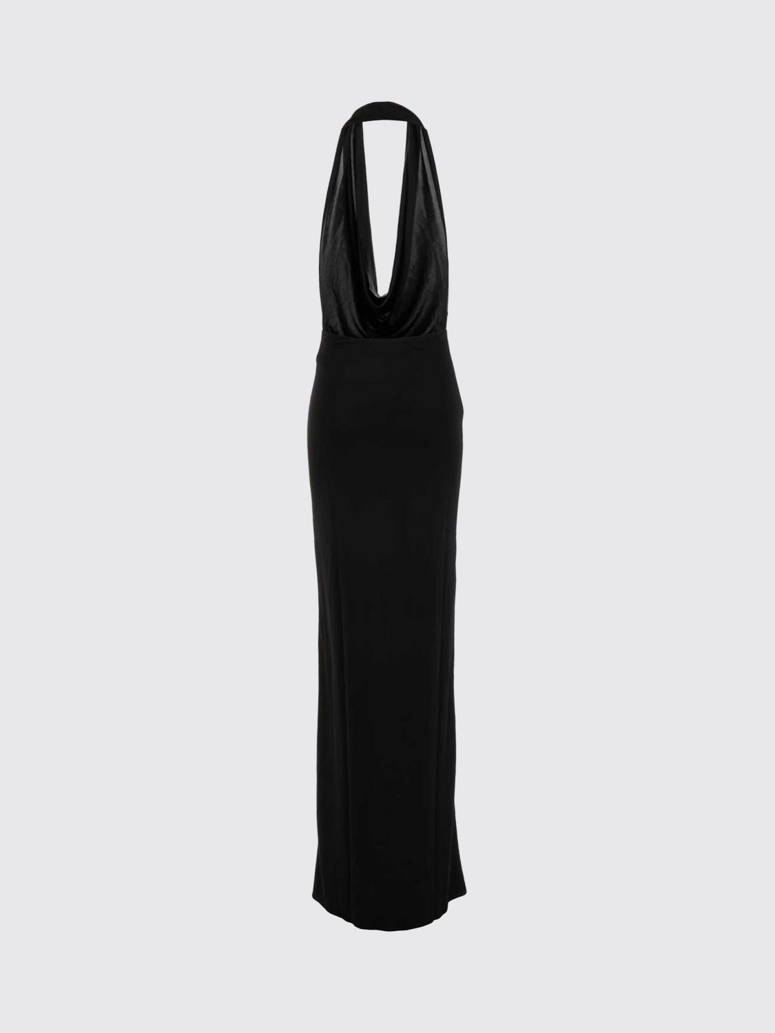 dsquared2 asymmetric maxi dress Dsquared2 Bustier Maxi Dress In Black - 50% Off