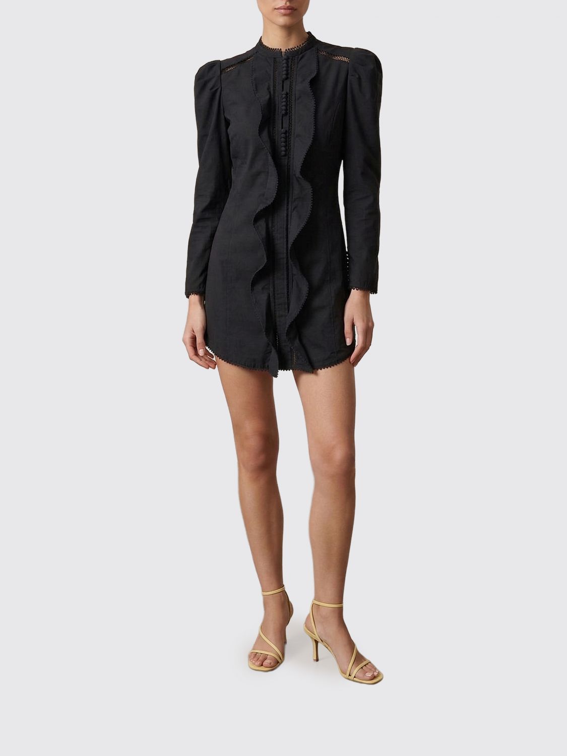 ISABEL MARANT ÉTOILE Isabel Marant Black Cotton Mini Dress