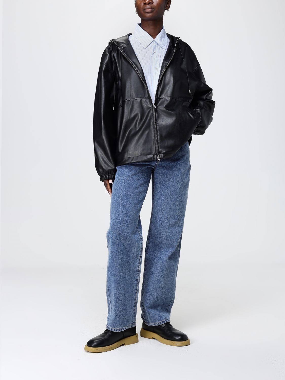 DUNST Dunst Striped Cotton Shirt