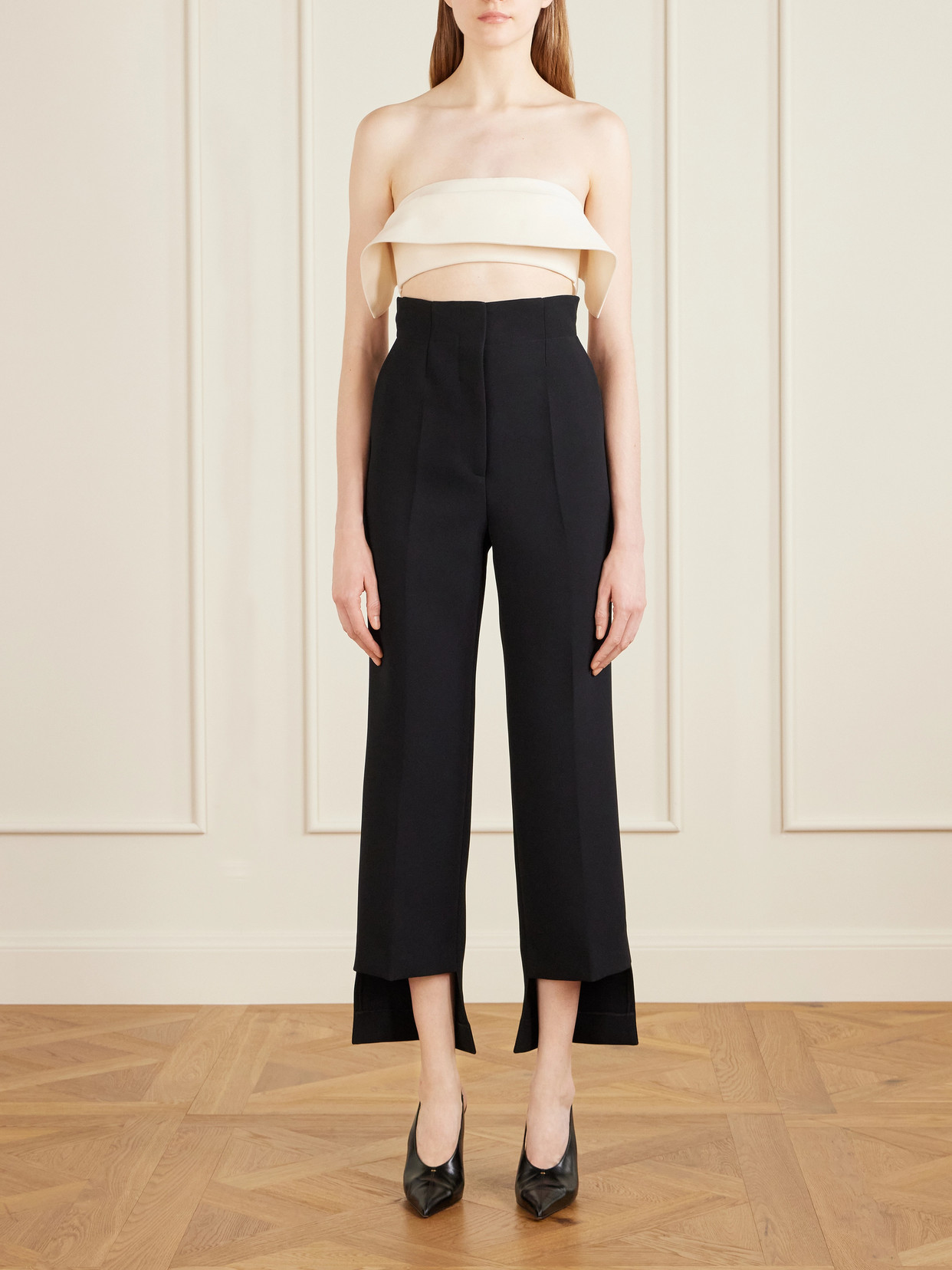 KHAITE Kelsi Cropped Top