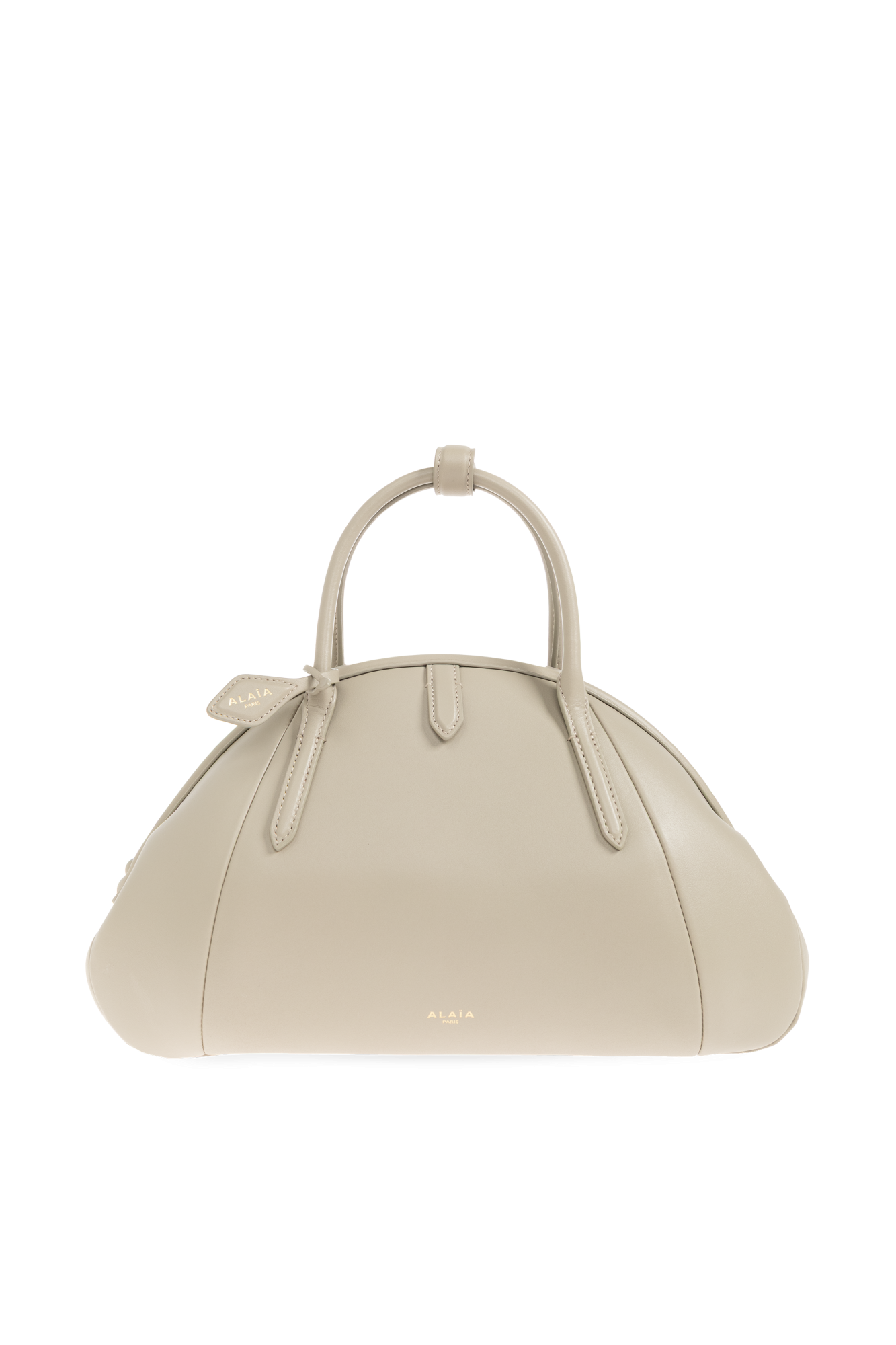 ALAÏA Leather Handbag with Logo