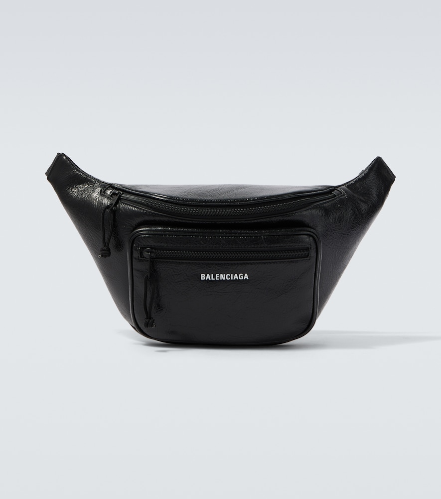 Balenciaga Nylon Belt Bag - Black | Editorialist