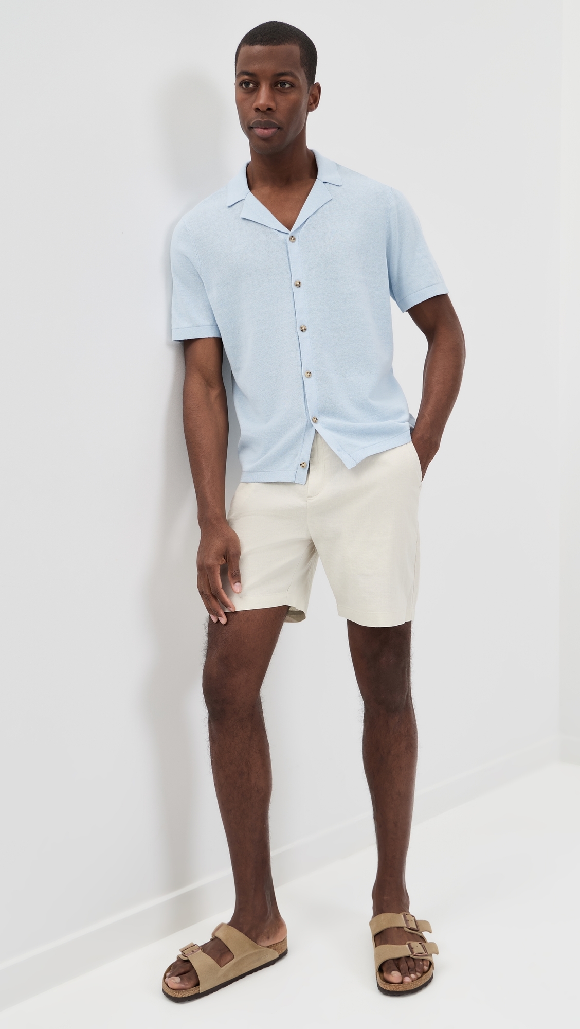 ONIA Stretch Linen Shorts