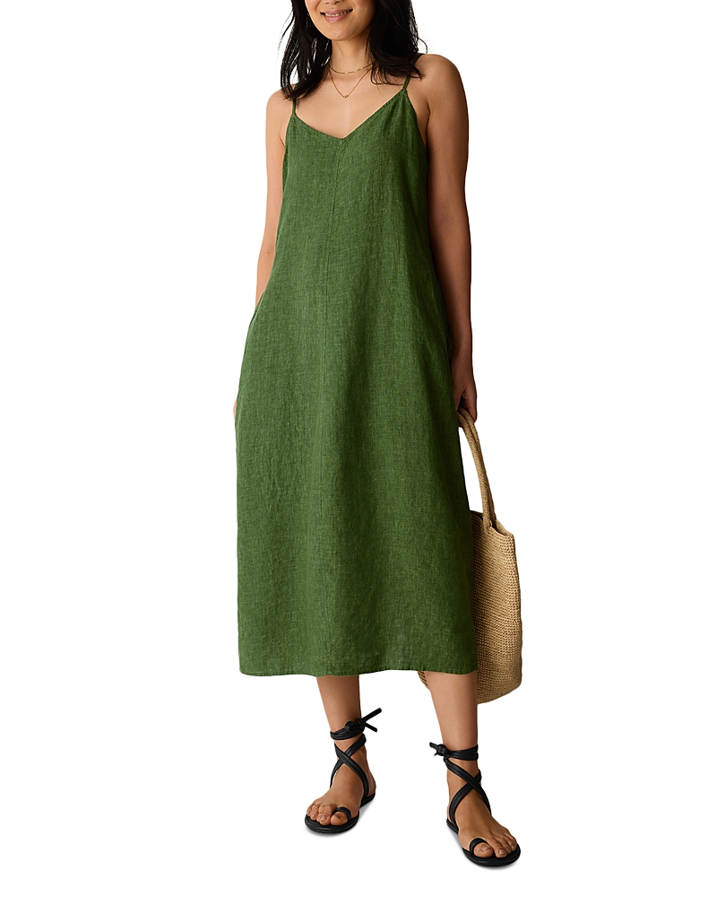 Pact Canopy Linen Easy Tank Dress - Black | Editorialist Pact Canopy Linen Easy Tank Dress - Black | Editorialist