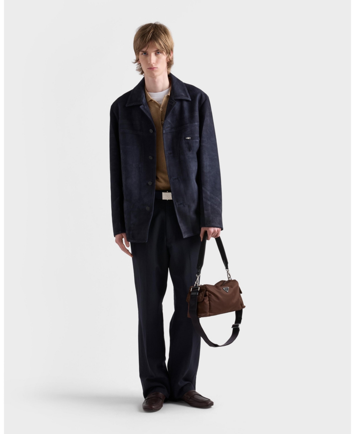 PRADA Explore Re-Nylon and Leather Bag