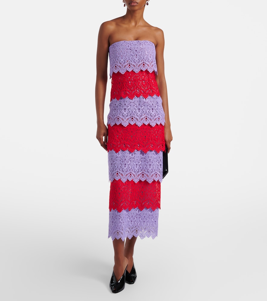 CAROLINA HERRERA Lace Cocktail Dress