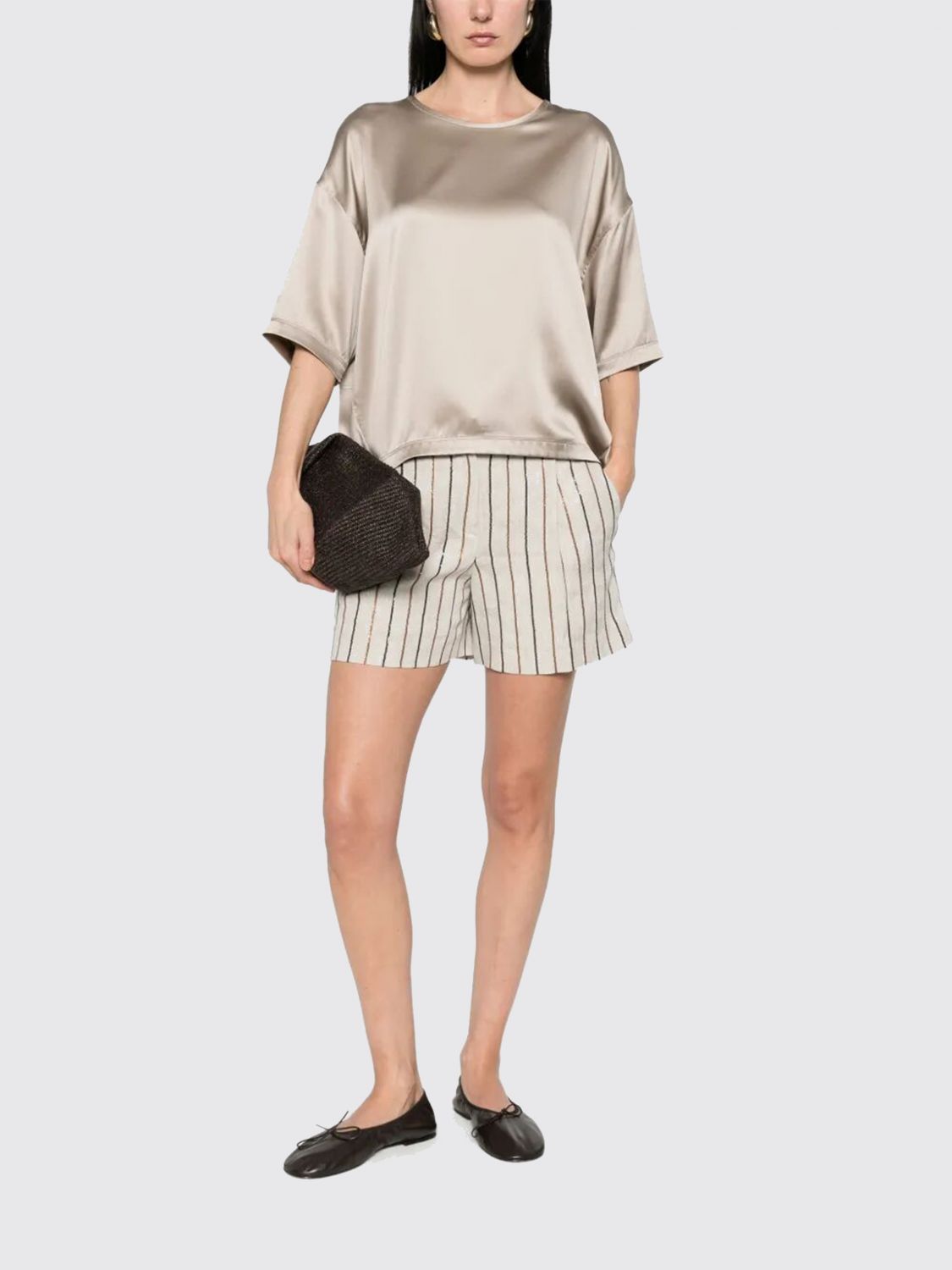 BRUNELLO CUCINELLI Brunello Cucinelli Silk Blend Blouse