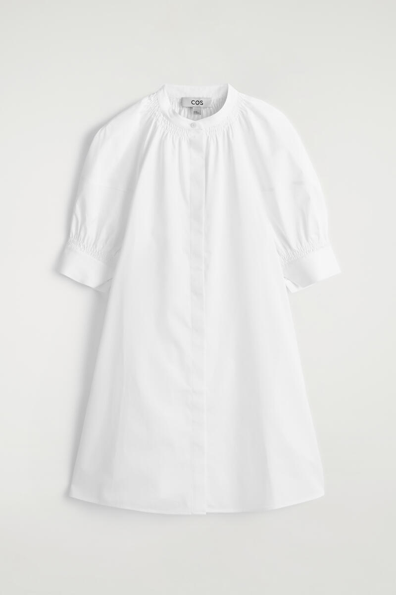 Cos A-Line Shirt Dress In Green - 60% Off | Editorialist Cos A-Line Shirt Dress In Green - 60% Off | Editorialist