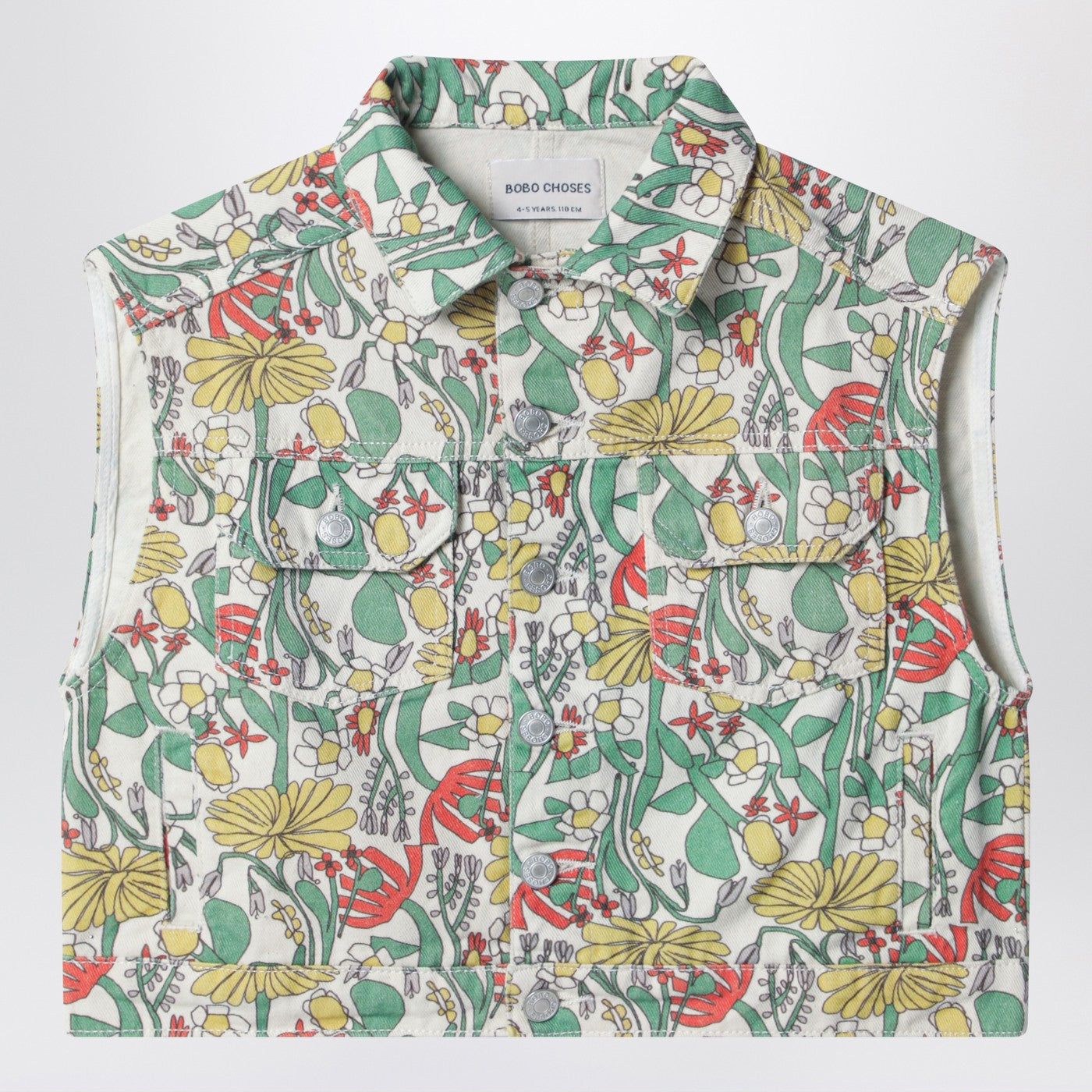 PLEIN SPORT Plein Sport Floral-Print Sleeveless Polo Top