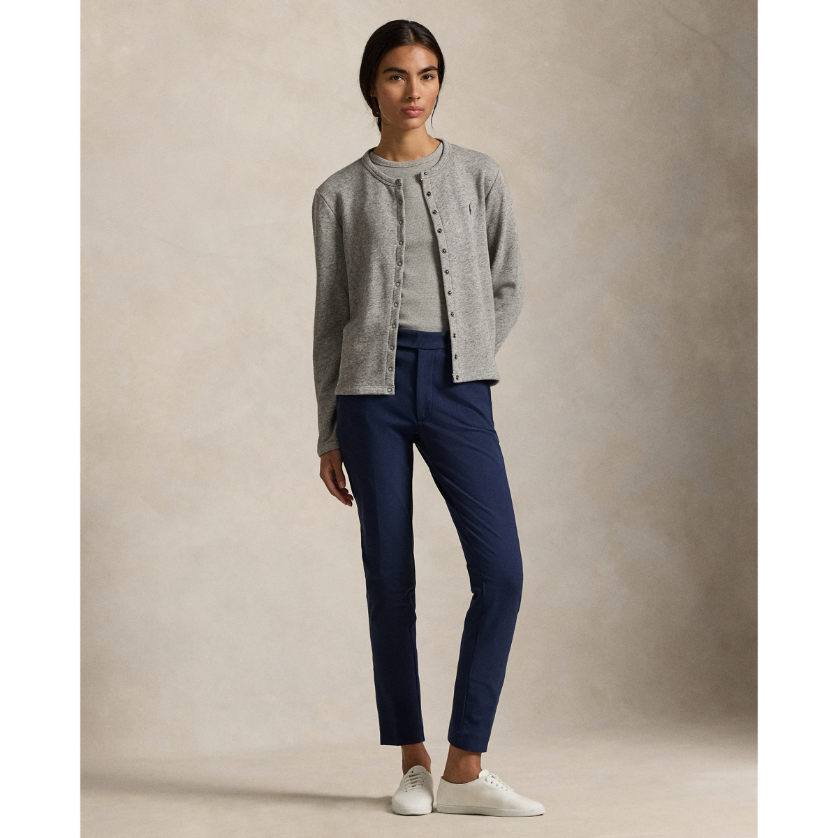 RALPH LAUREN Stretch-Cotton Blend Slim Pants