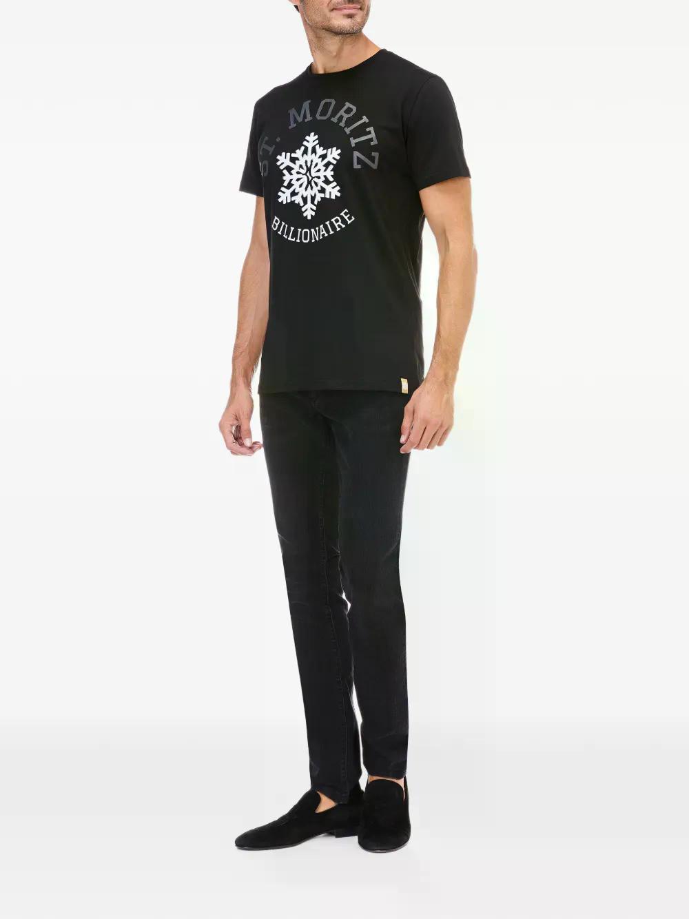 BILLIONAIRE Embroidered Slim Jeans