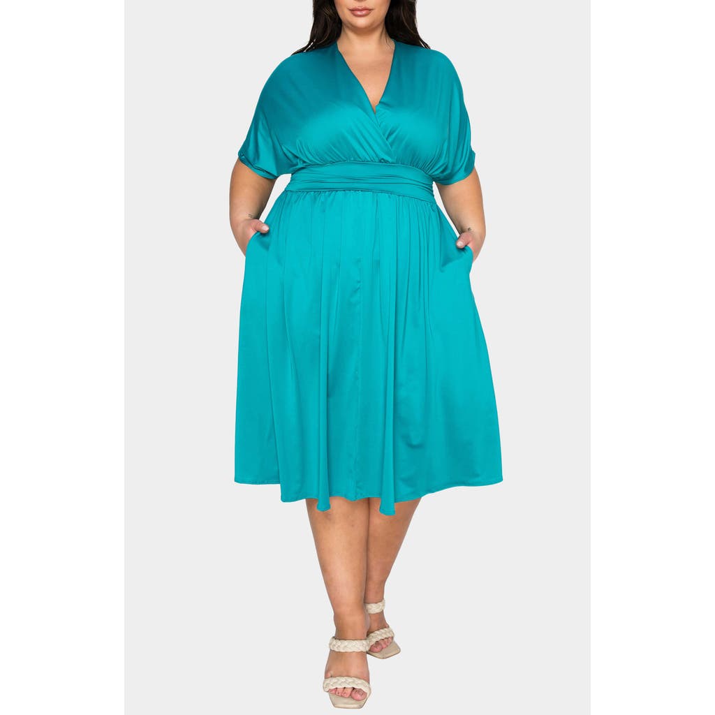 Plenty By Tracy Reese V-Neck Cutout A-Le Midi Dre In Blue - 45% Off | Editorialist Plenty By Tracy Reese V-Neck Cutout A-Le Midi Dre In Blue - 45% Off | Editorialist