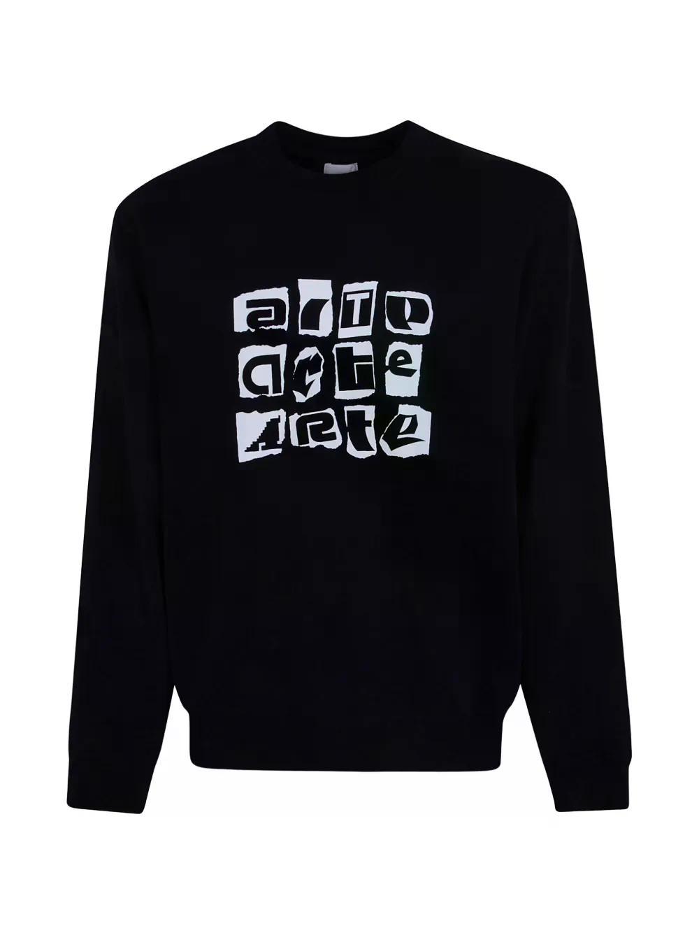 StüSsy Orchid Sweater - Black | Editorialist