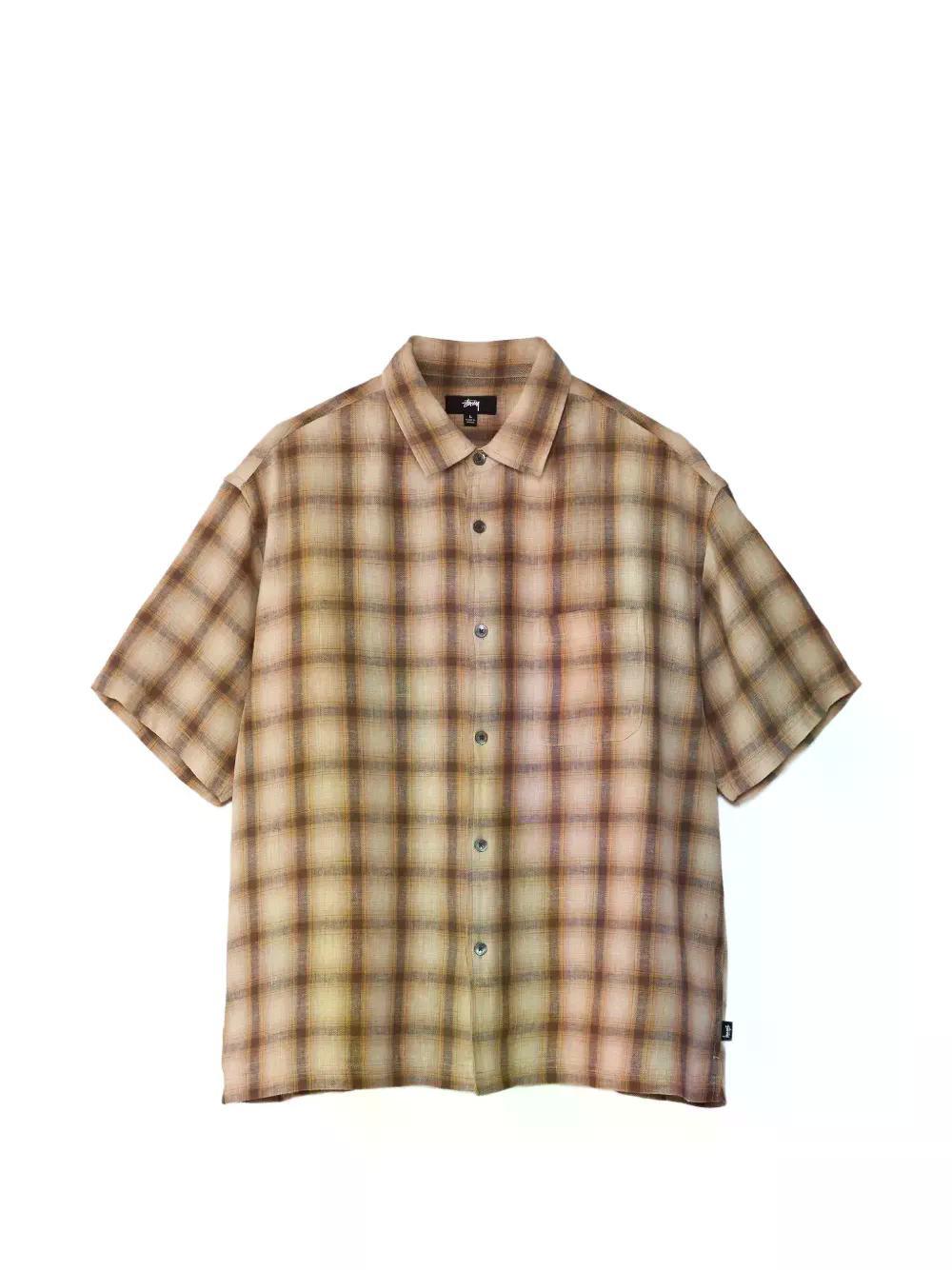 StüSsy Boxy Short-Sleeve Shirt - White | Editorialist