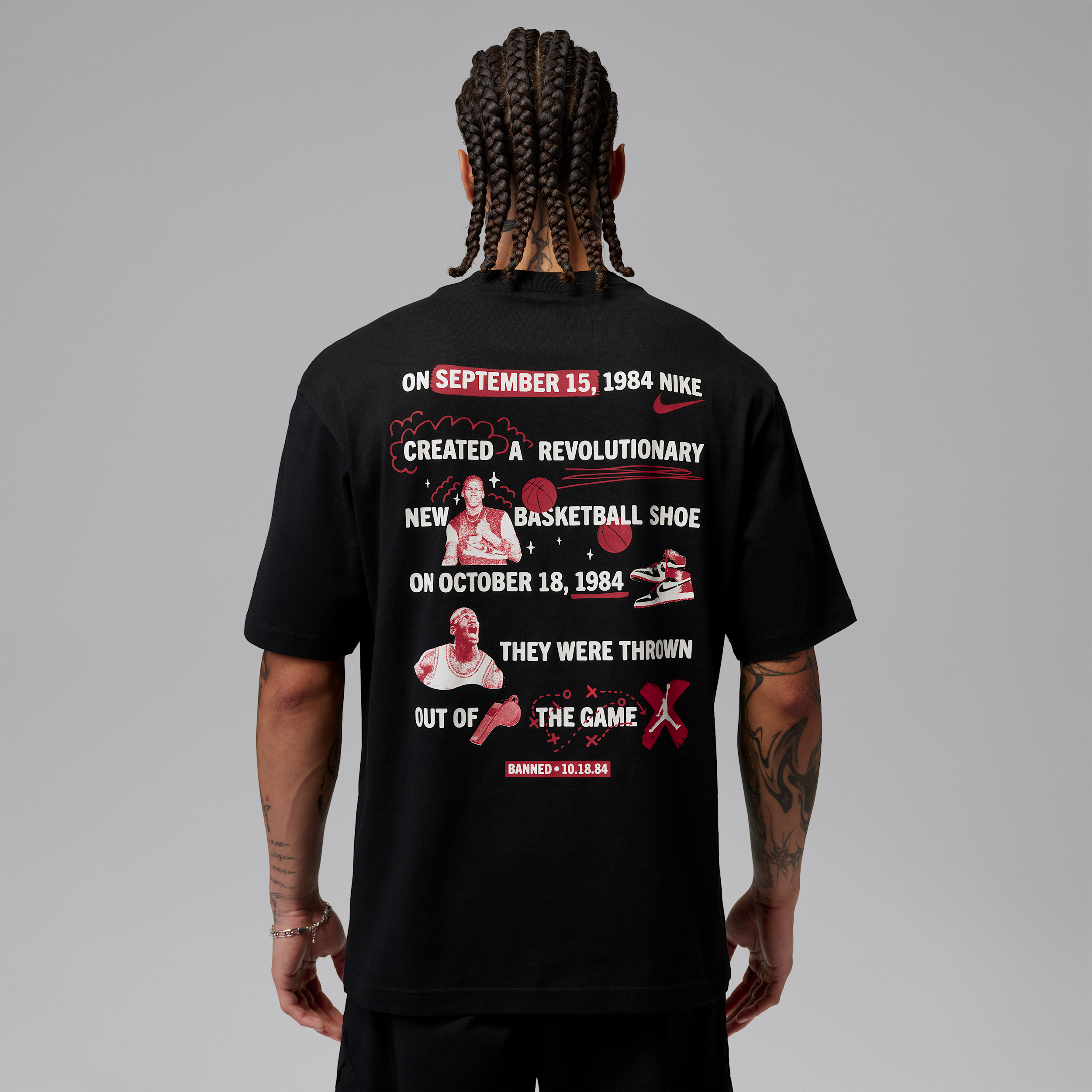 JORDAN men's brooklyn t-shirt