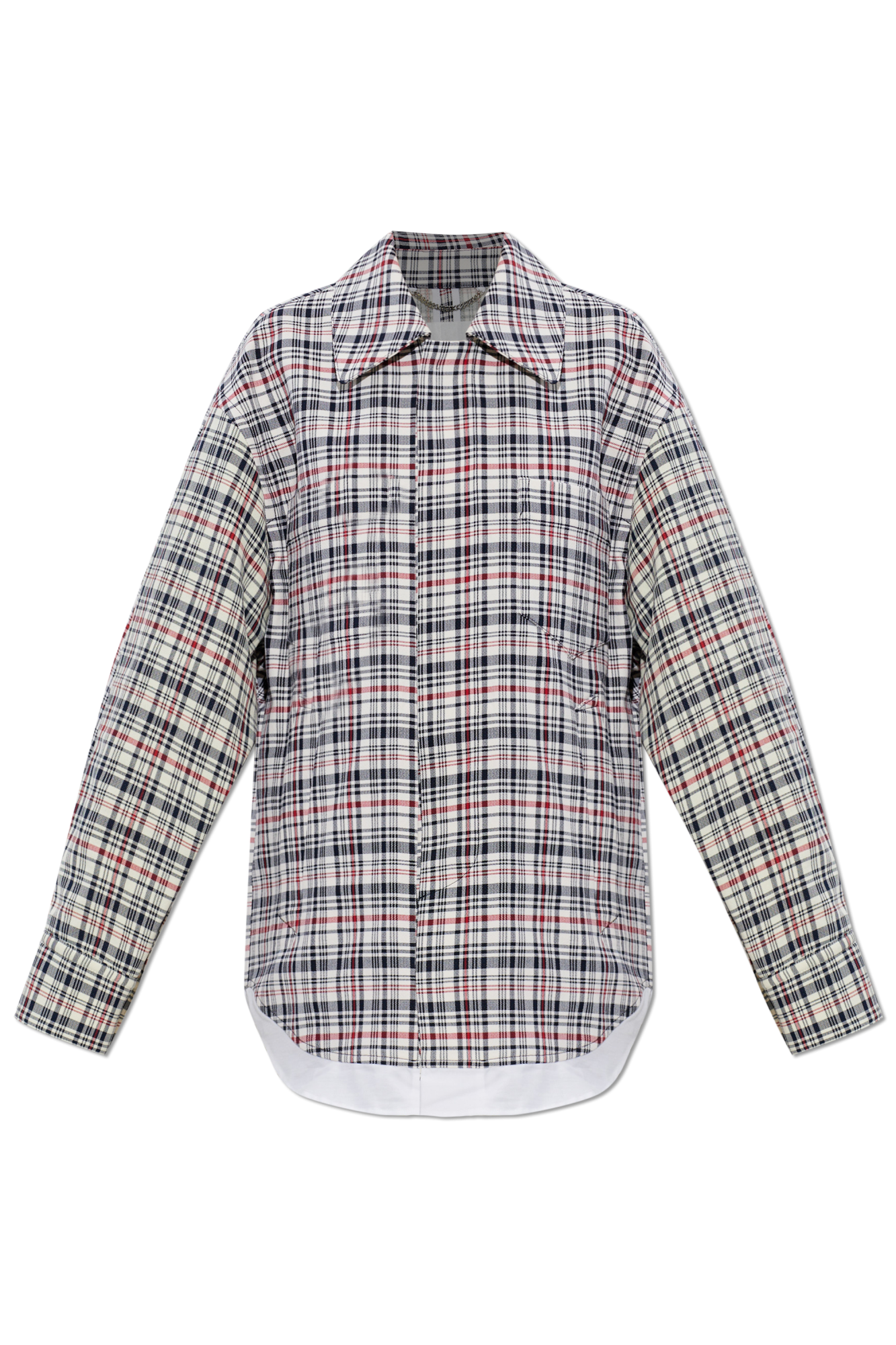 VICTORIA BECKHAM Checked Pattern Shirt