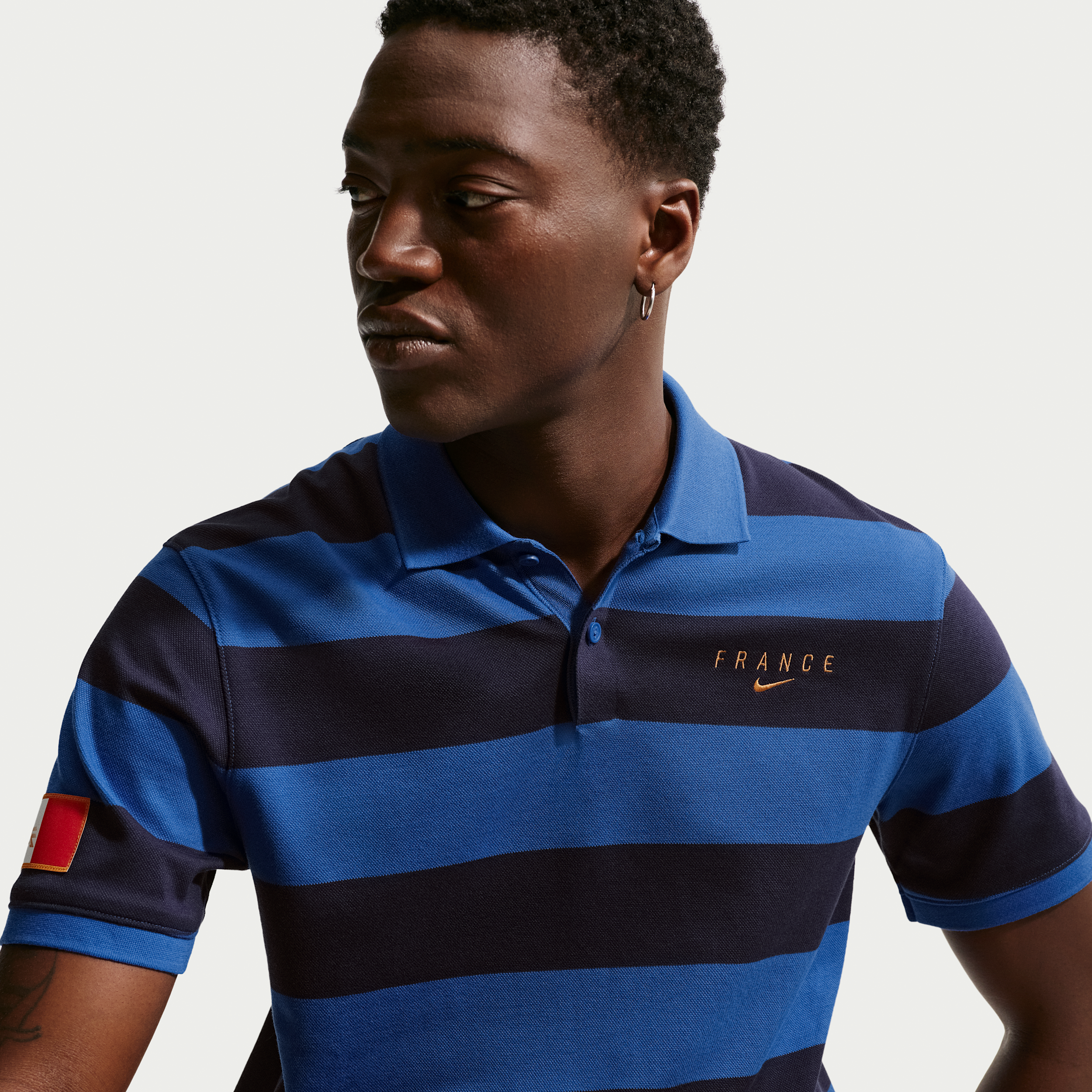 NIKE fff the men's polo men's dri-fit soccer polo