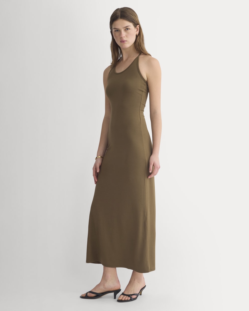 EVERLANE Racerback Maxi Knit Dress
