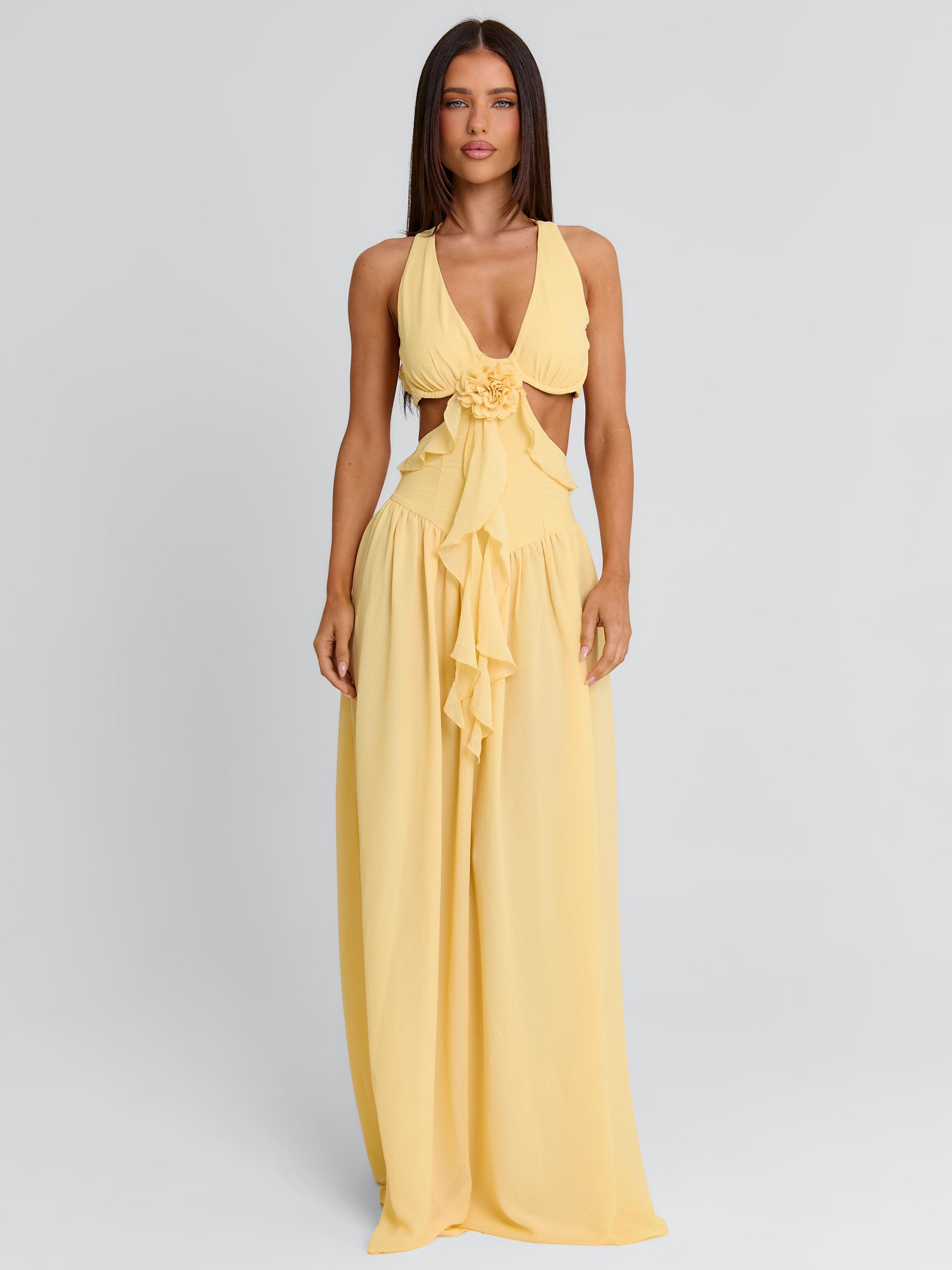knee length dresses for ladies Zana Maxi Dress Black main image 0