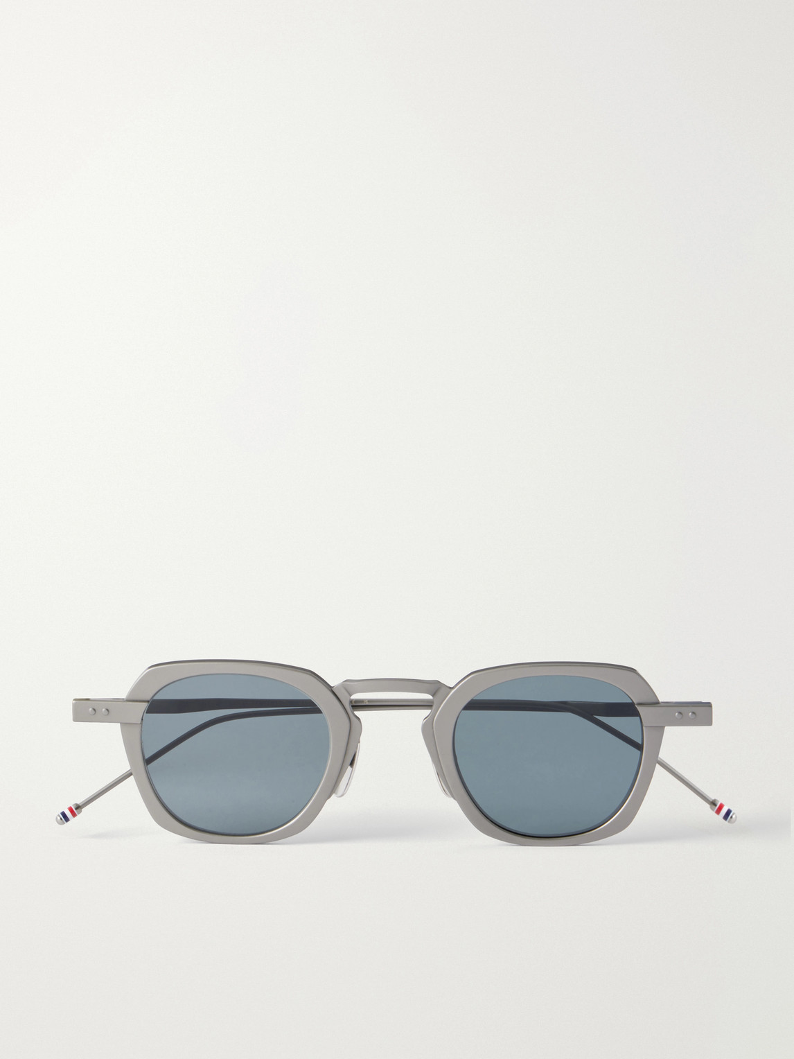 THOM BROWNE Square-Frame Titanium Sunglasses