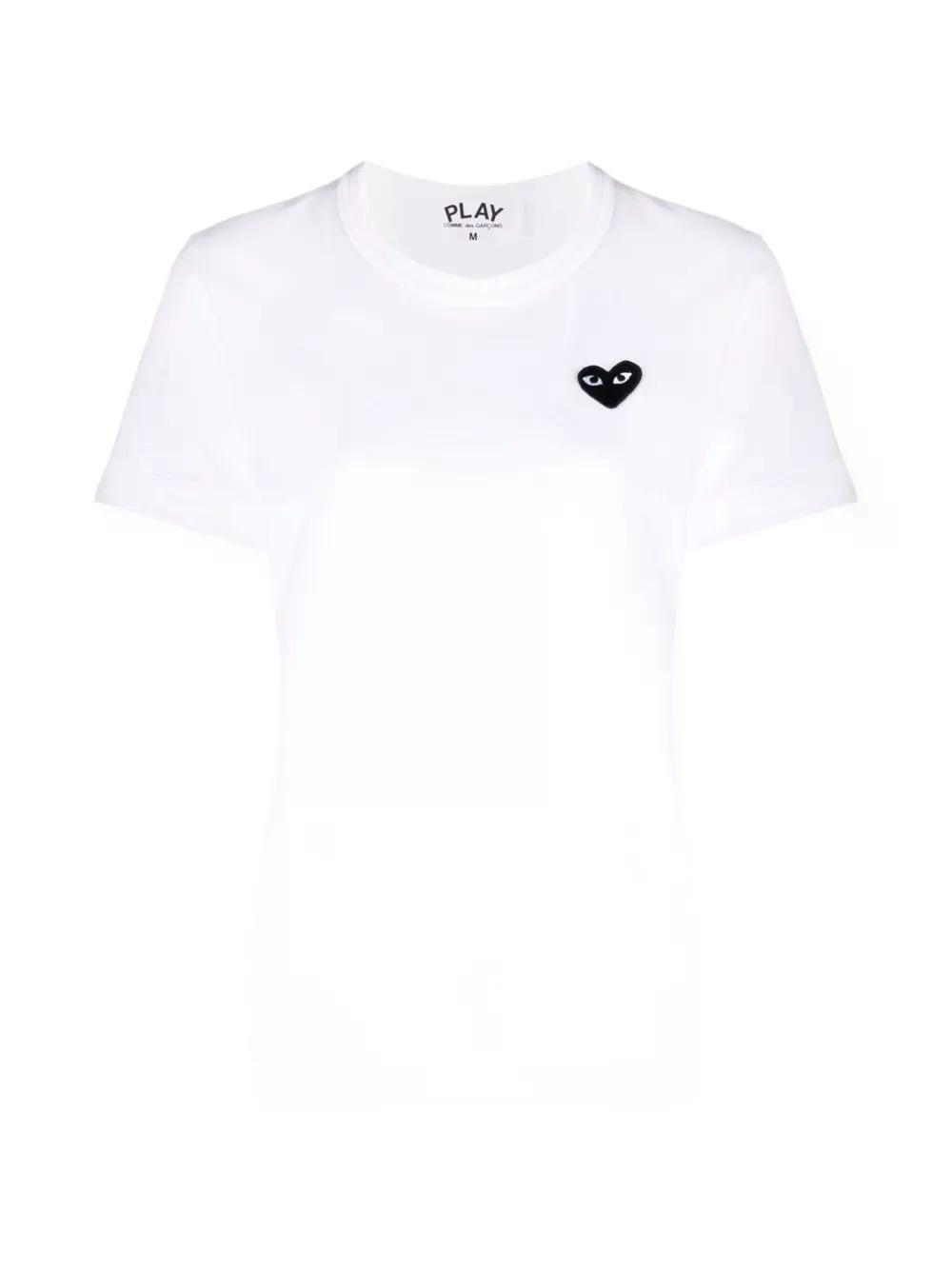 PLAY COMME DES GARCON Heart-Patch T-Shirt